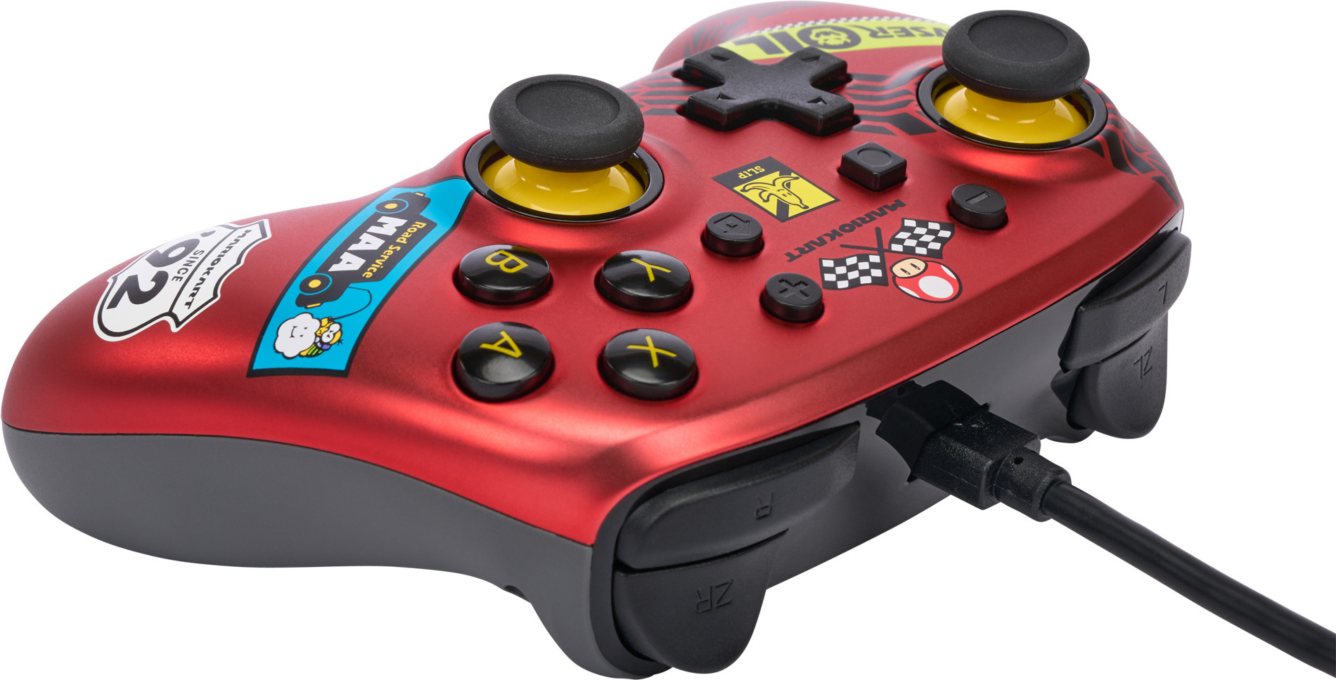 PowerA Nano Wired Controller -peliohjain, Mario Kart: Racer Red, Switch ...