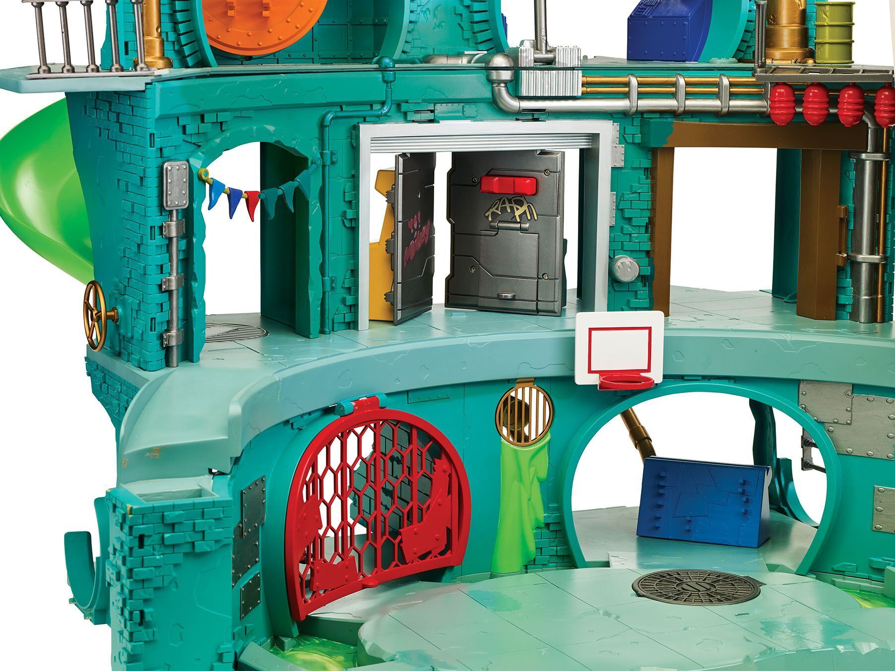 RTMNT Rise of the Teenage Mutant Ninja Turtles Lair -leikkisetti ...