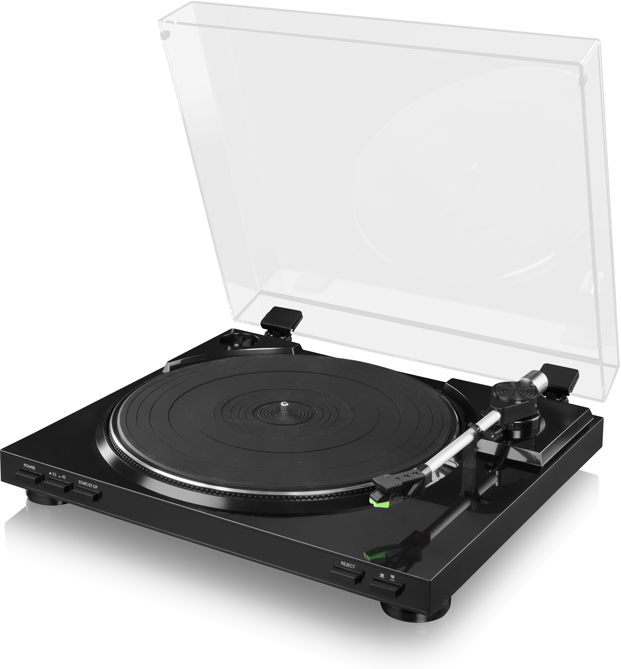 ProCaster LP-101 -levysoitin, musta – Verkkokauppa.com