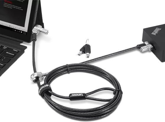Lenovo NanoSaver Twin Head Nano/MS 2.0 Cable Lock – Verkkokauppa.com