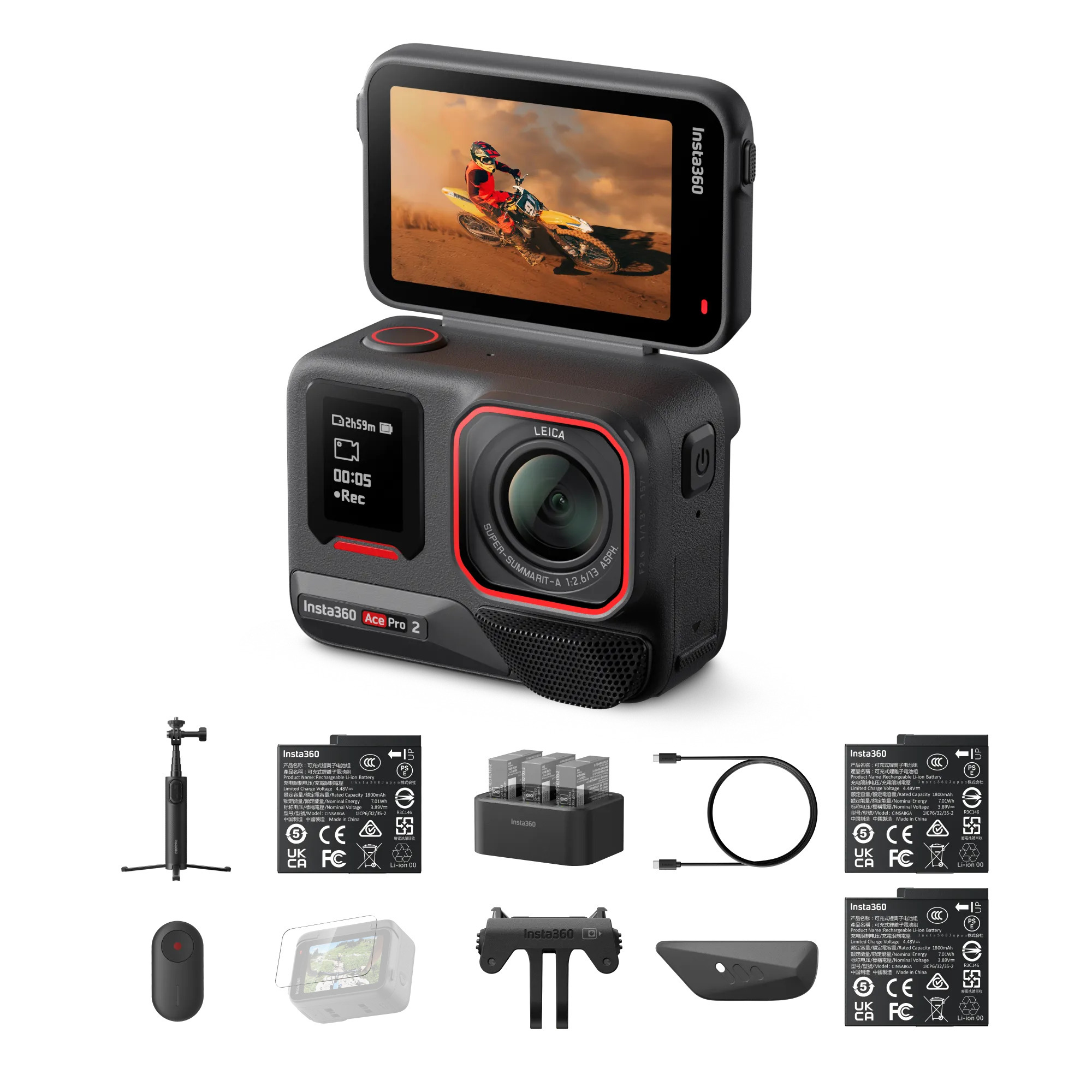 Insta360 Ace Pro 2 Creator Bundle 2.0 actionkamera – Verkkokauppa.com