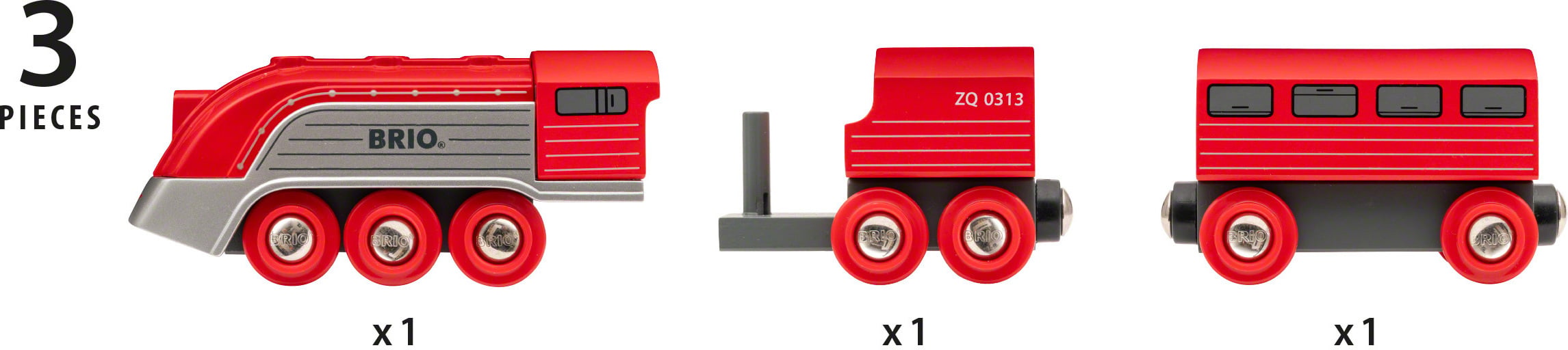 BRIO World 33557 - Virtaviivainen Juna – Verkkokauppa.com