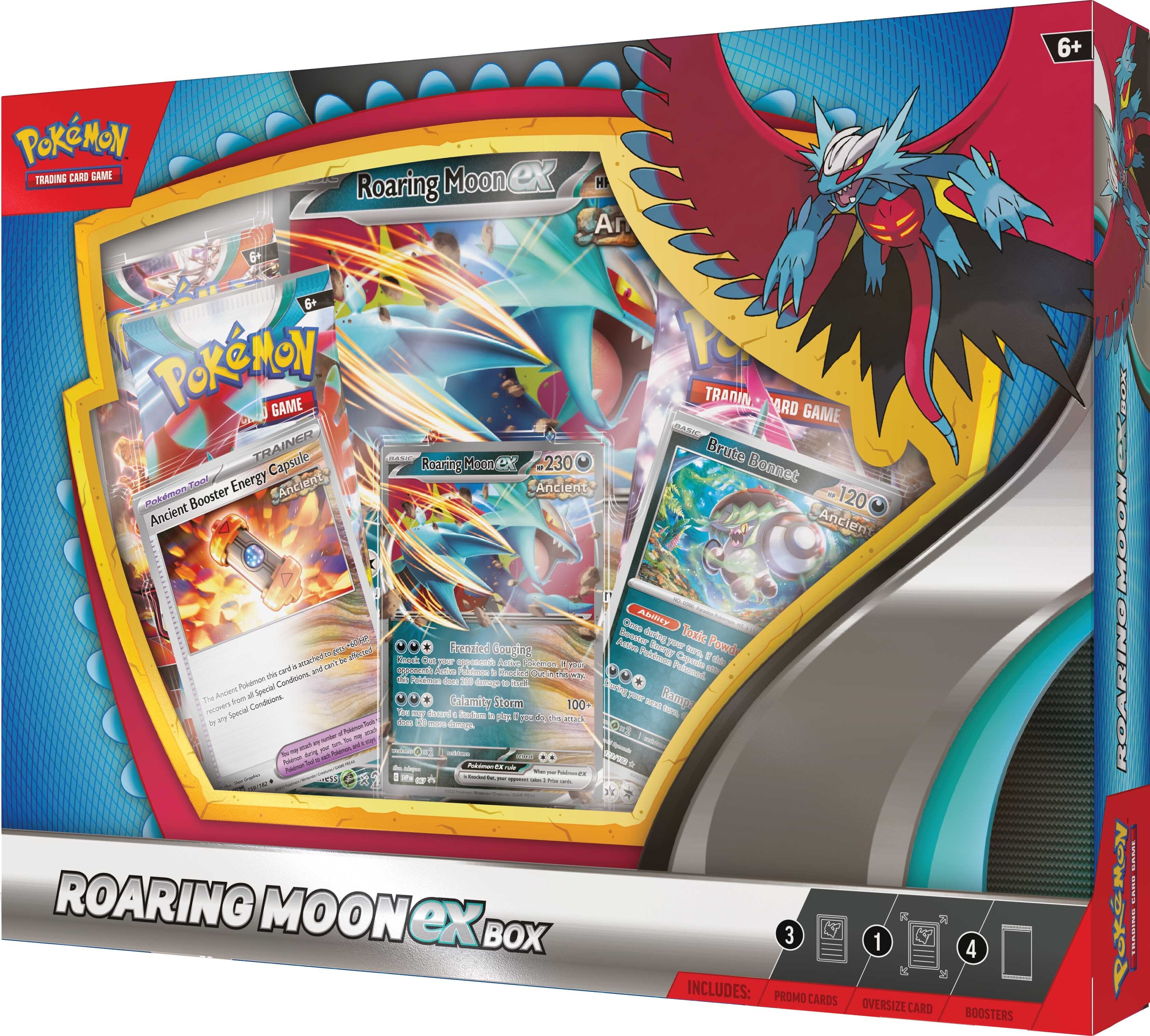 Pokemon TCG: Roaring Moon ex Box -keräilykorttisetti – Verkkokauppa.com