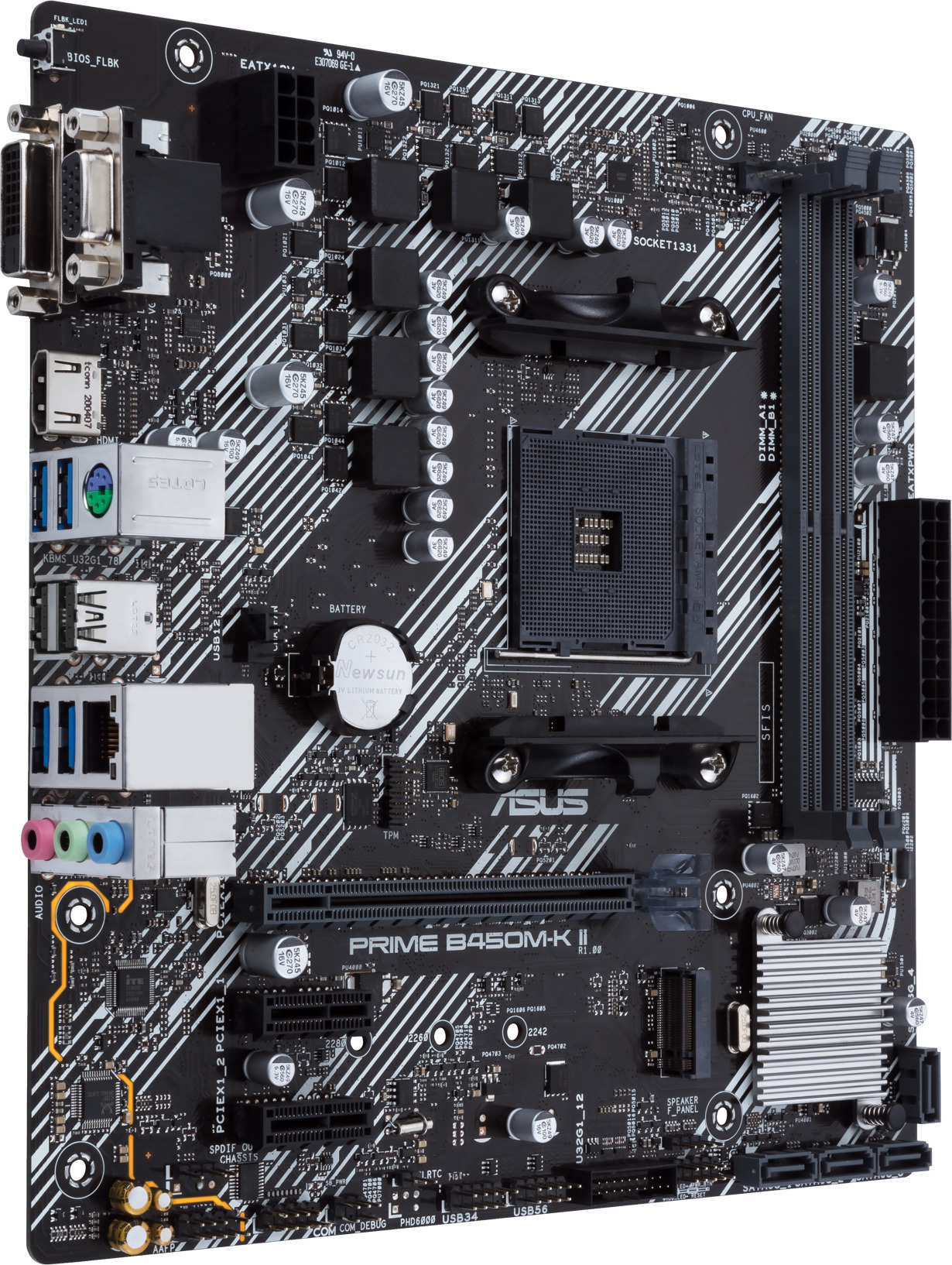 Asus PRIME B450M-K II mATX-emolevy – Verkkokauppa.com