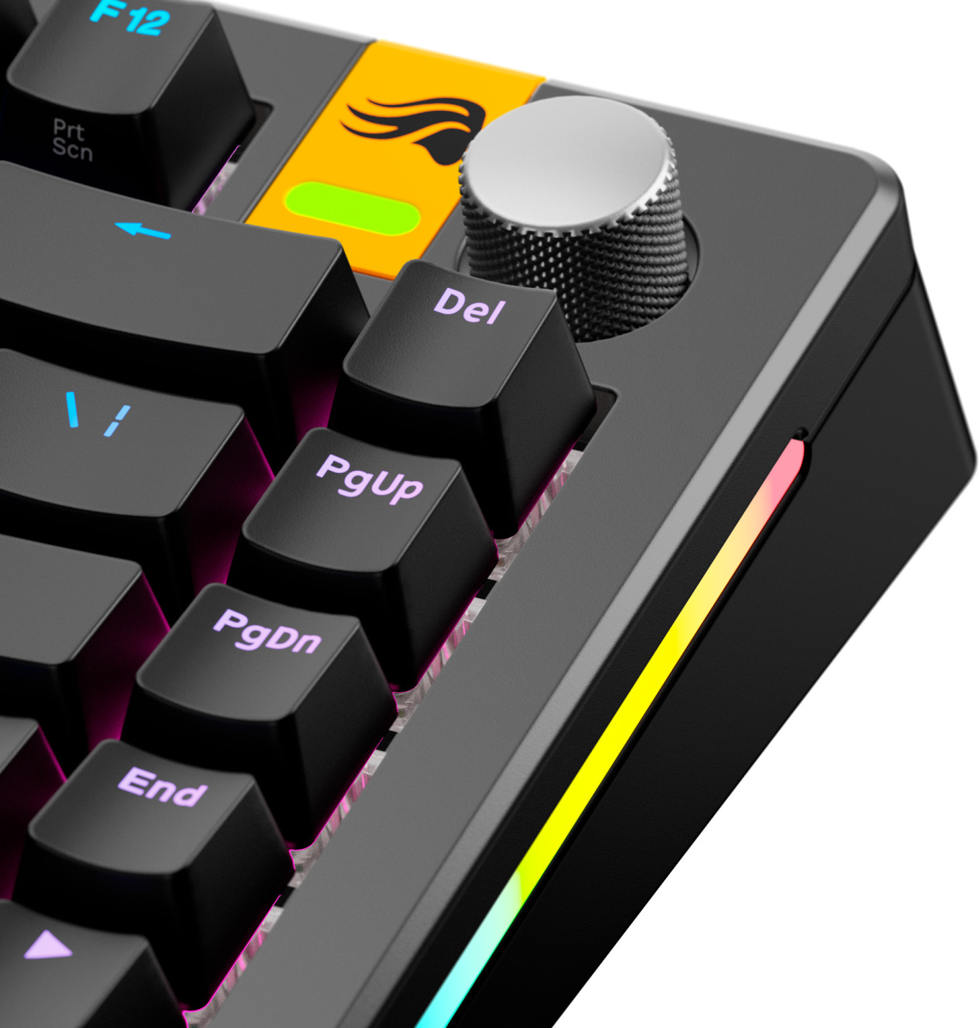 Glorious Rotary Knob -vieritysnuppi GMMK 3 -näppäimistöille, Silver ...