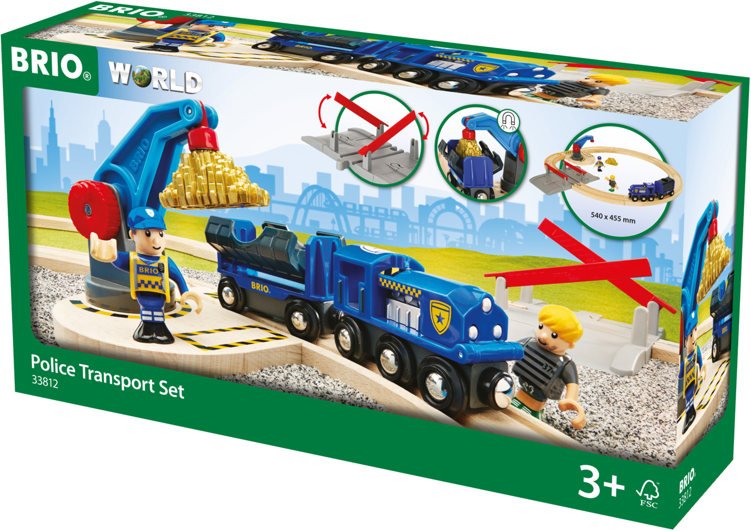 BRIO World 33812 - Poliisi-ratasetti – Verkkokauppa.com