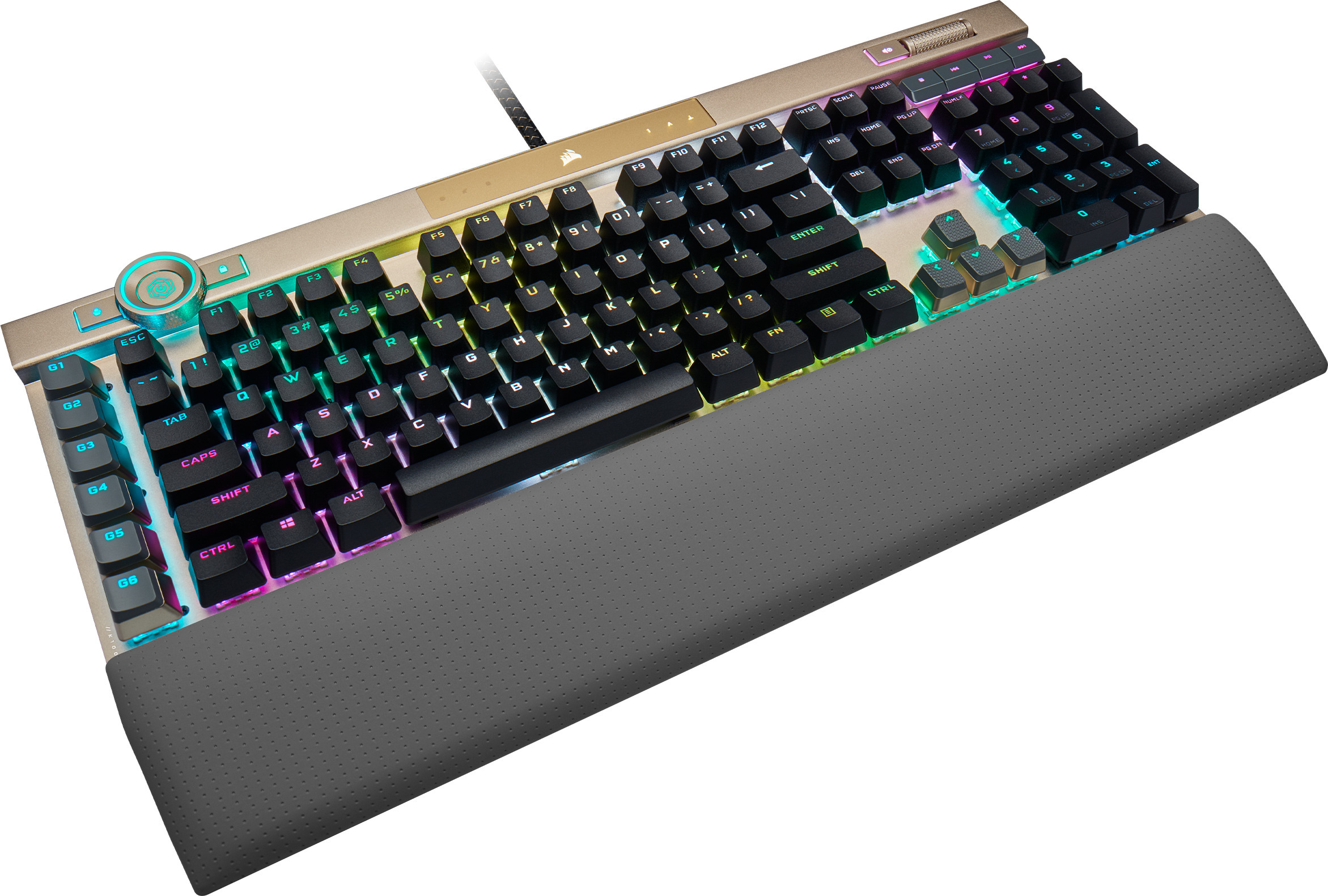 Corsair K100 RGB -pelinäppäimistö, Corsair OPX Rapidfire –kytkimet ...