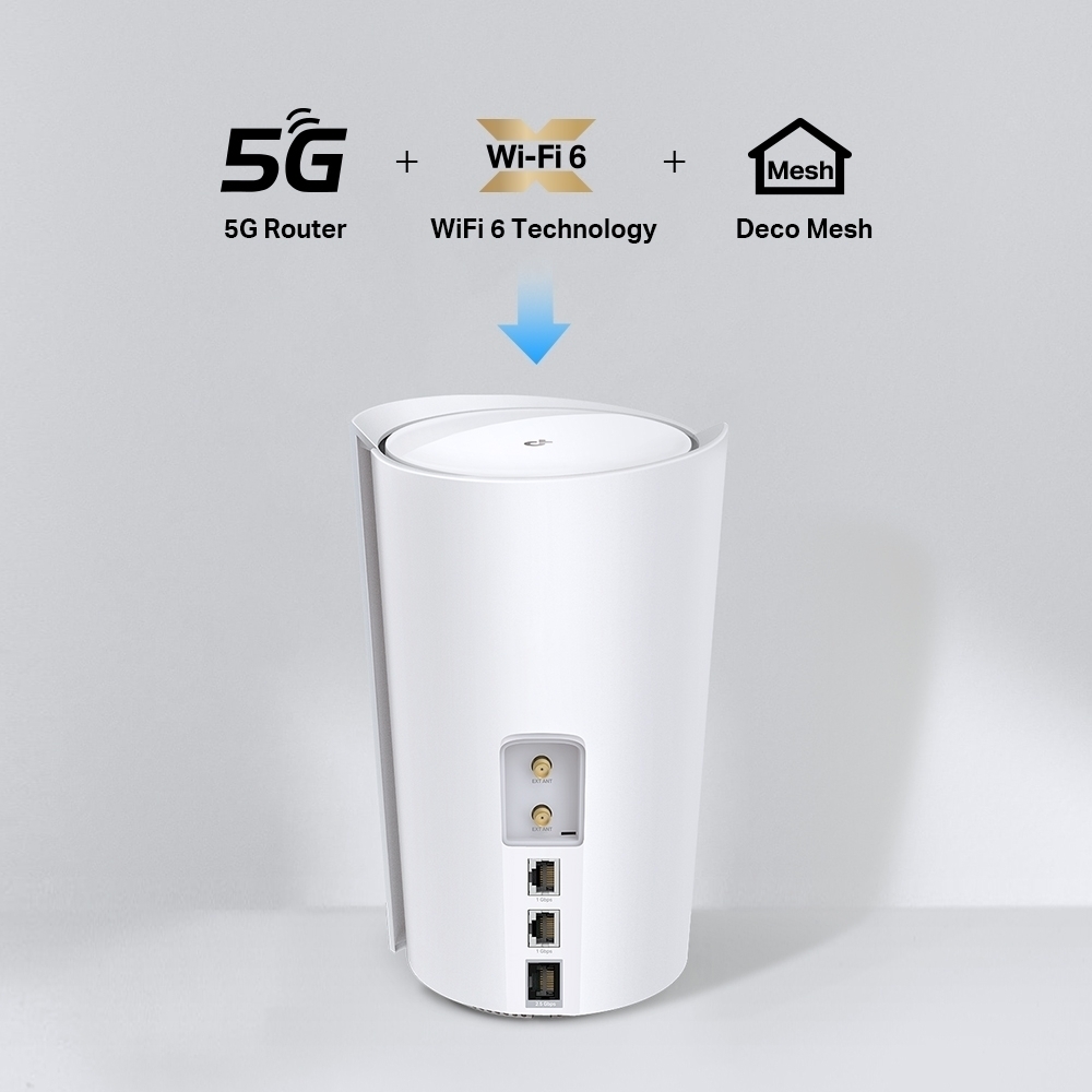 TP-LINK Deco X50-5G-modeemi + X50 Outdoor WiFi 6 -Mesh-järjestelmä sisä ...