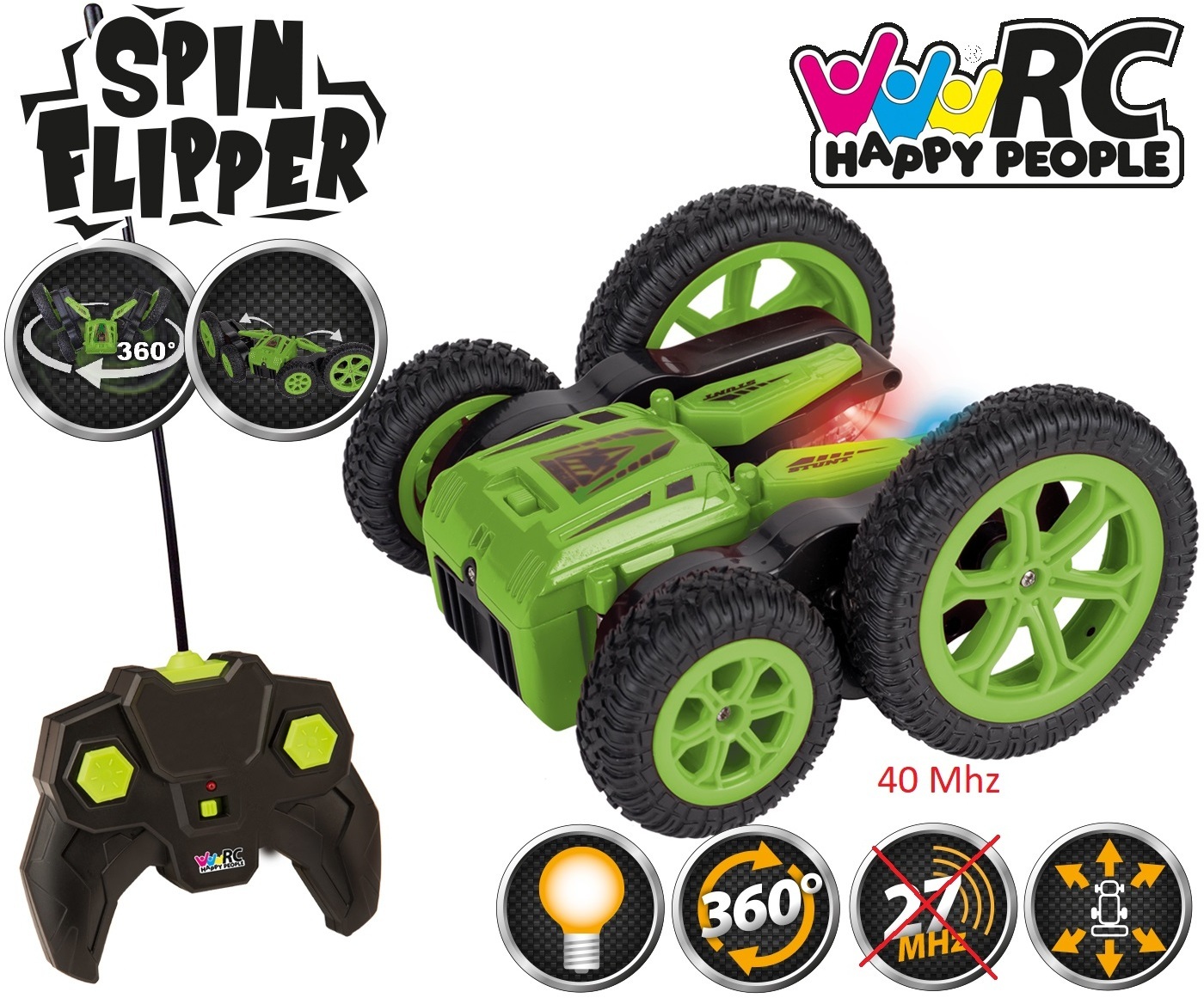 Happy People Spin Flipper -kauko-ohjattava – Verkkokauppa.com