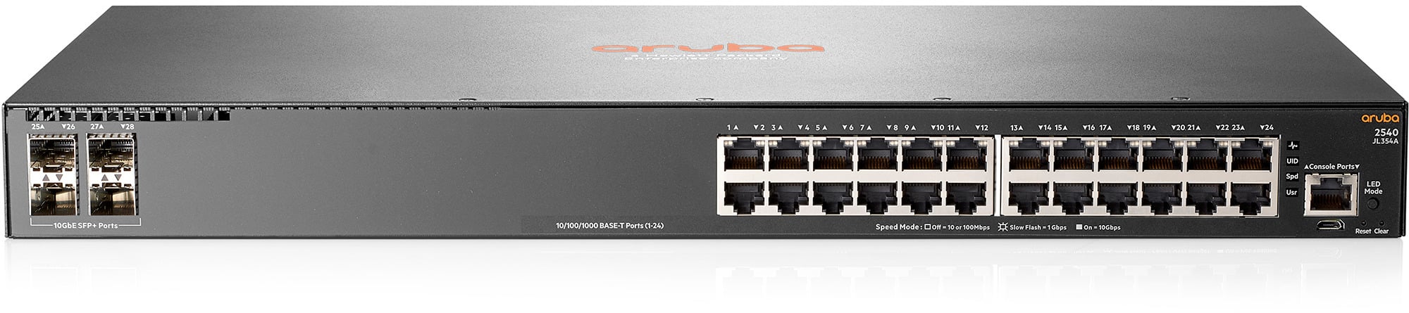 HPE Aruba 2540 24G 4SFP+ Switch - 24-porttinen kytkin – Verkkokauppa.com