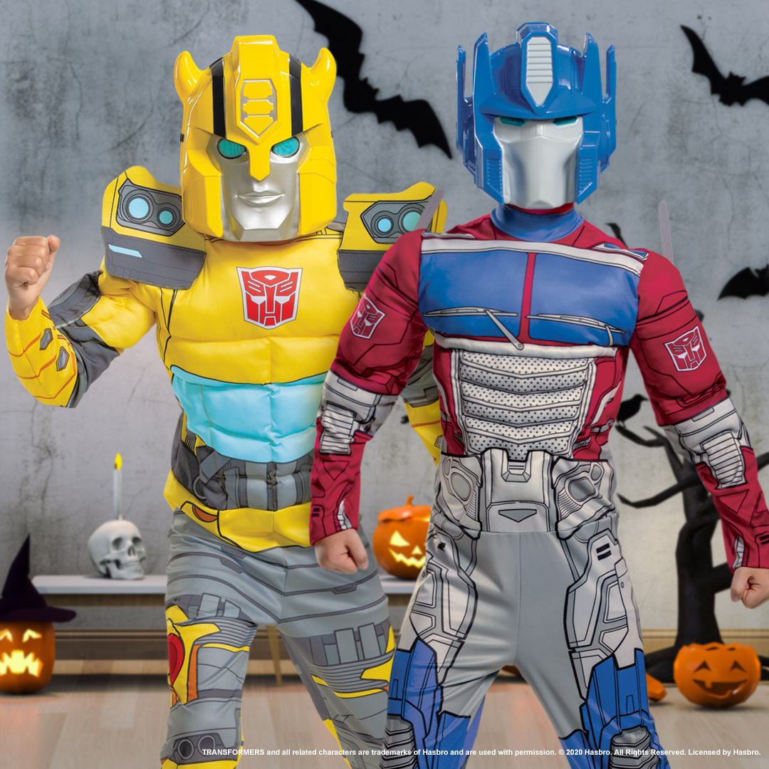 Transformers Bumblebee Muscle -naamiaisasu, koko S – Verkkokauppa.com