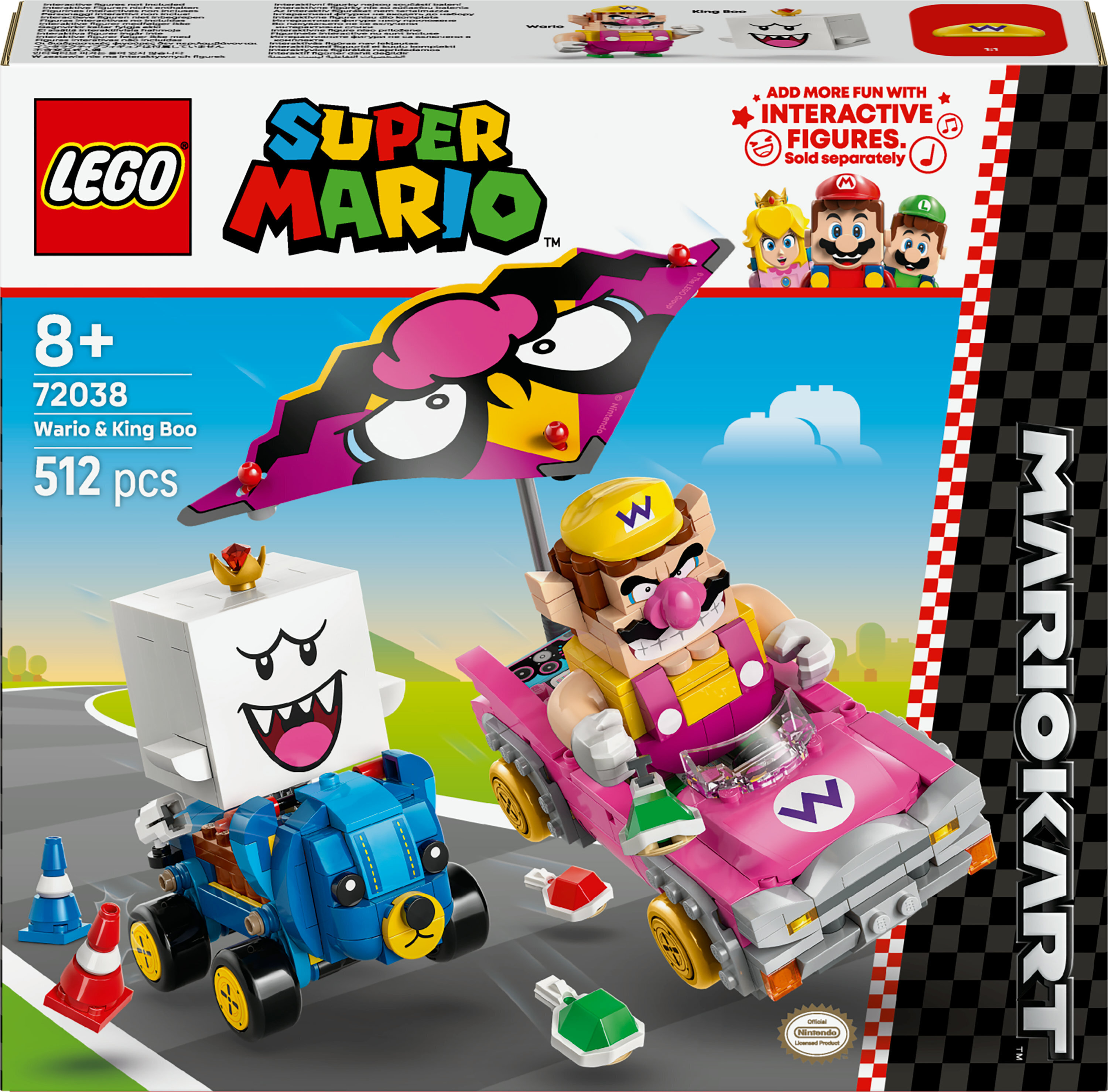 LEGO Super Mario 72038: Mario Kart - Wario ja King Boo – Verkkokauppa.com