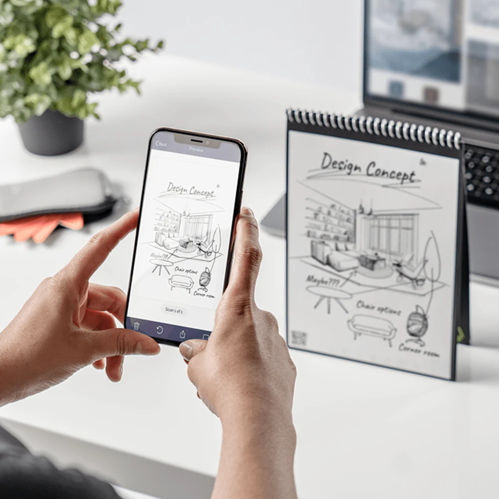 Rocketbook Flip Executive -älymuistikirja, A5, musta – Verkkokauppa.com