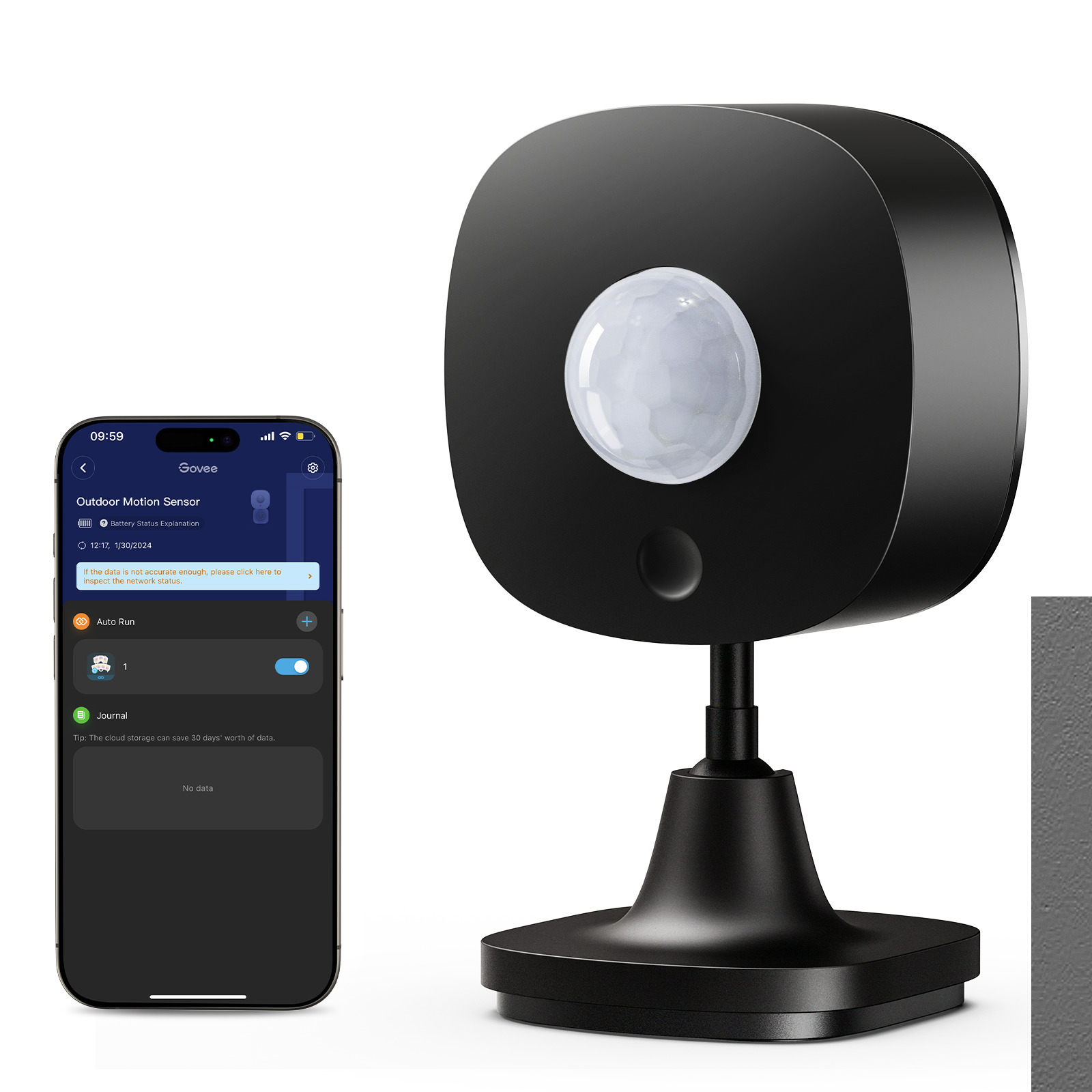 Tuotteen Govee Outdoor Motion Sensor liiketunnistin kysymykset ja ...