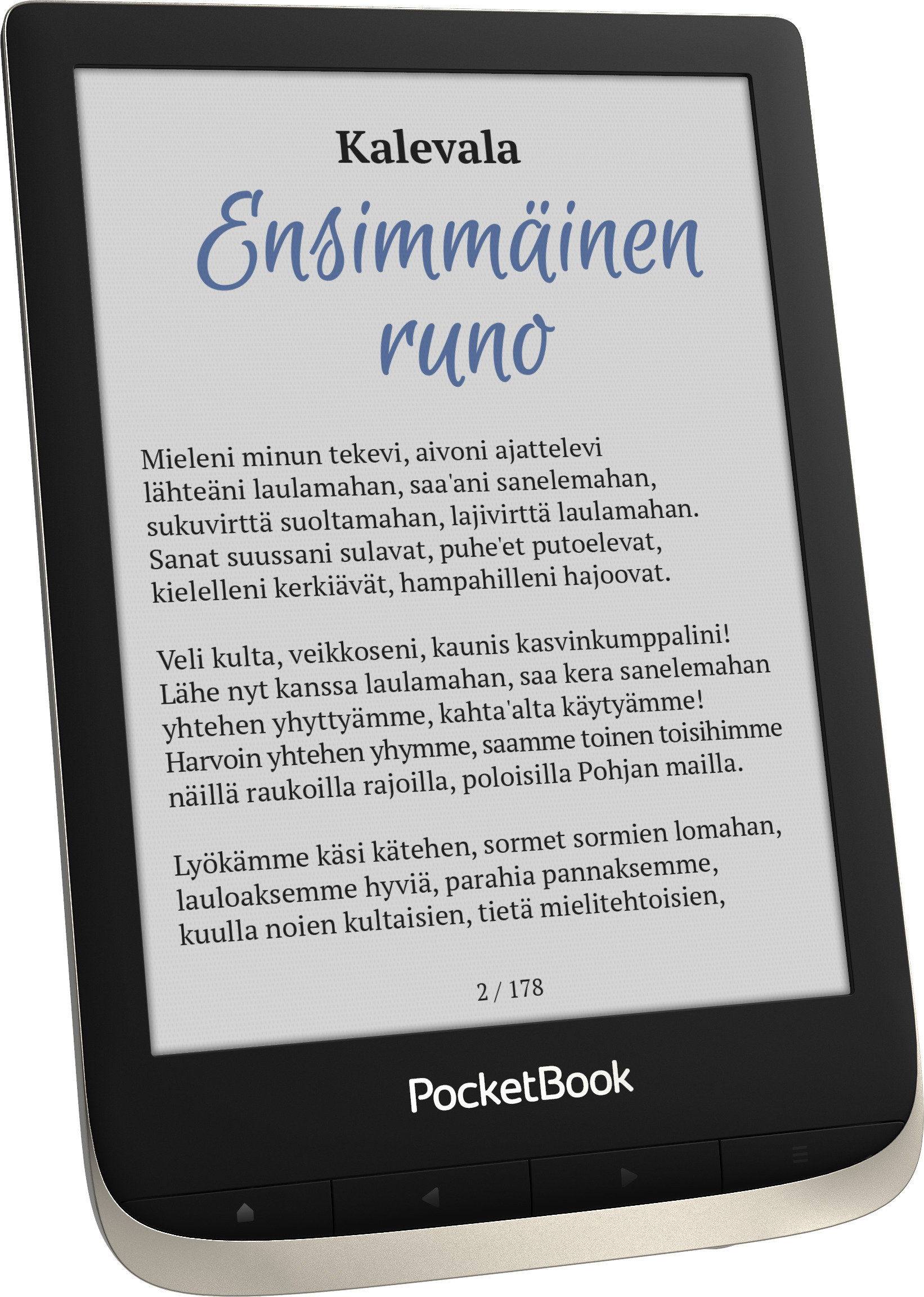 PocketBook Color 633 -e-kirjojen lukulaite, moon silver – Verkkokauppa.com
