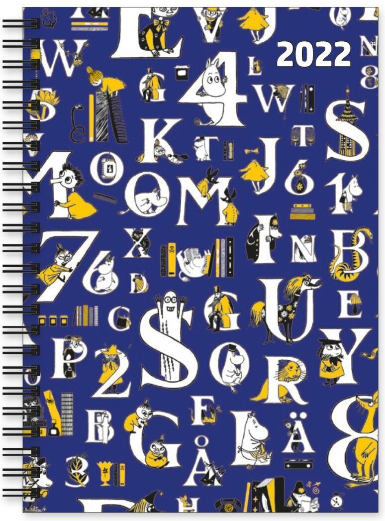 Muumi ABC 2022 -kalenteri, A5, kierre – Verkkokauppa.com