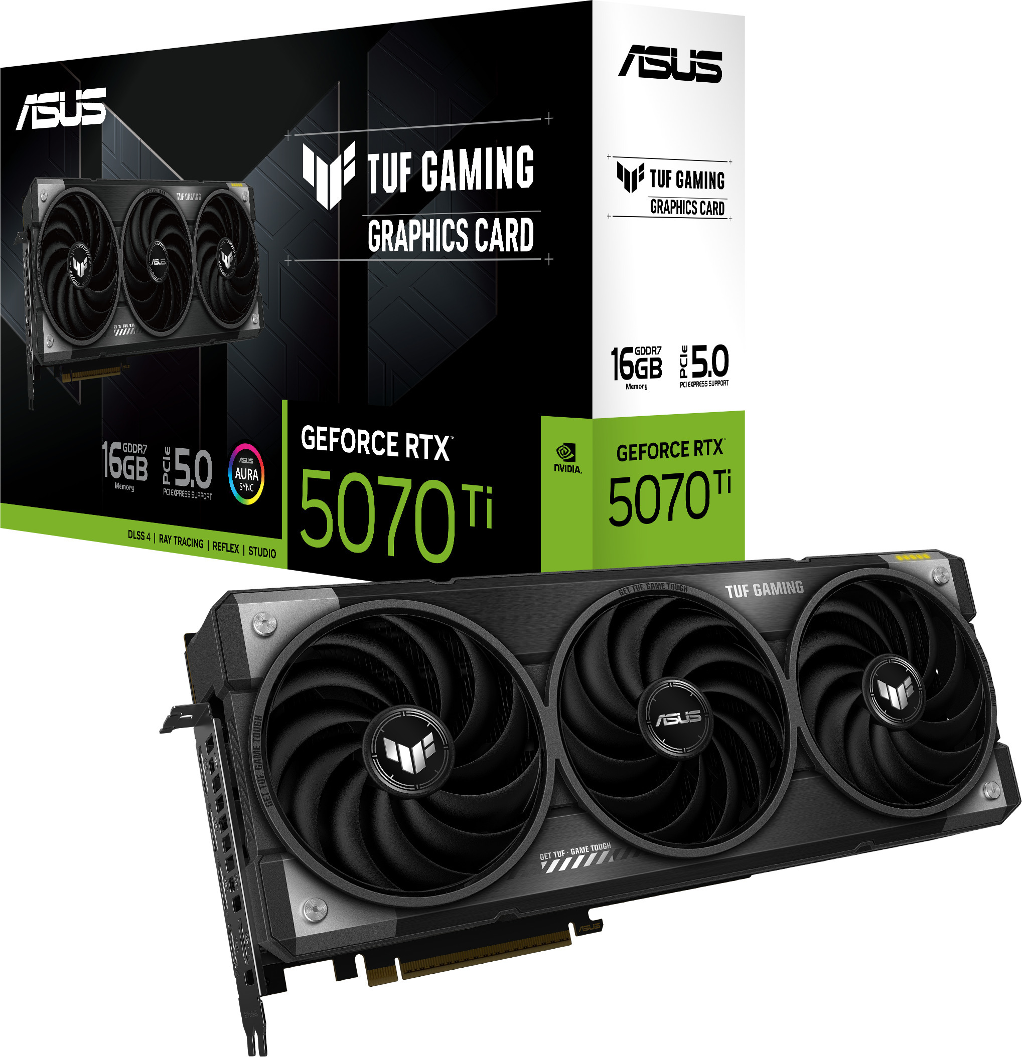 ASUS TUF Gaming GeForce RTX 5070 Ti 16 Gt GDDR7 näytönohjain ...