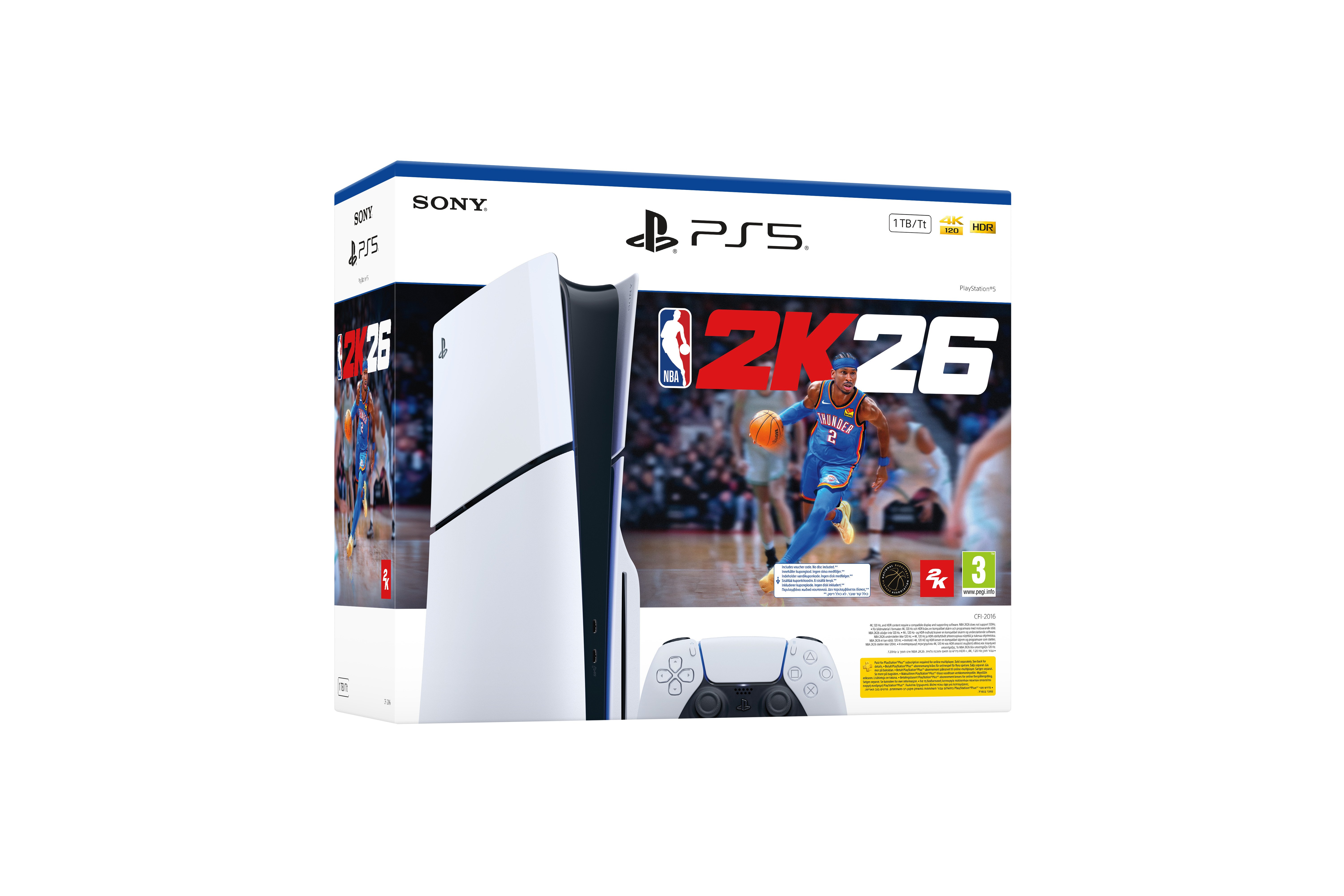 PlayStation 5 Slim (PS5) NBA 2K26 pelikonsoli – Verkkokauppa.com