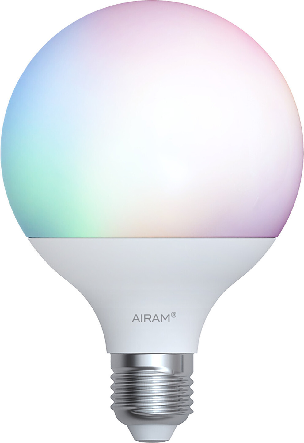 Airam SmartHome G95 -älylamppu, opaali, E27, 11W, 1055 lm, RGBW 2700-6500K – Verkkokauppa.com