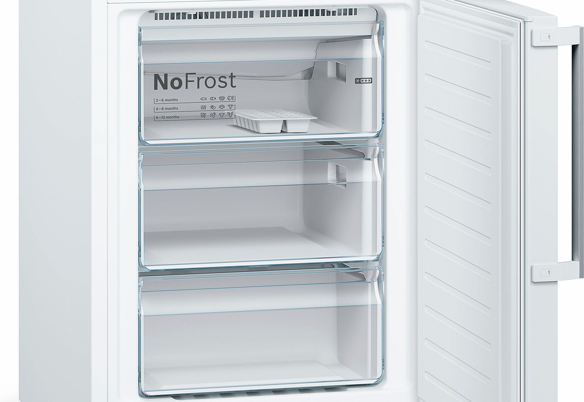 Bosch KGN39VWEQ Serie 4 jääkaappipakastin, valkoinen, 2m – Verkkokauppa.com