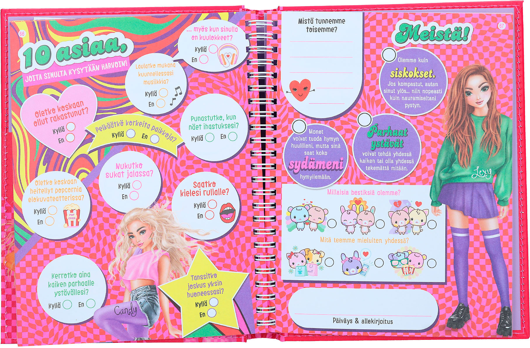 TOPModel Minun Parhaat Ystäväni -kirja, punainen – Verkkokauppa.com