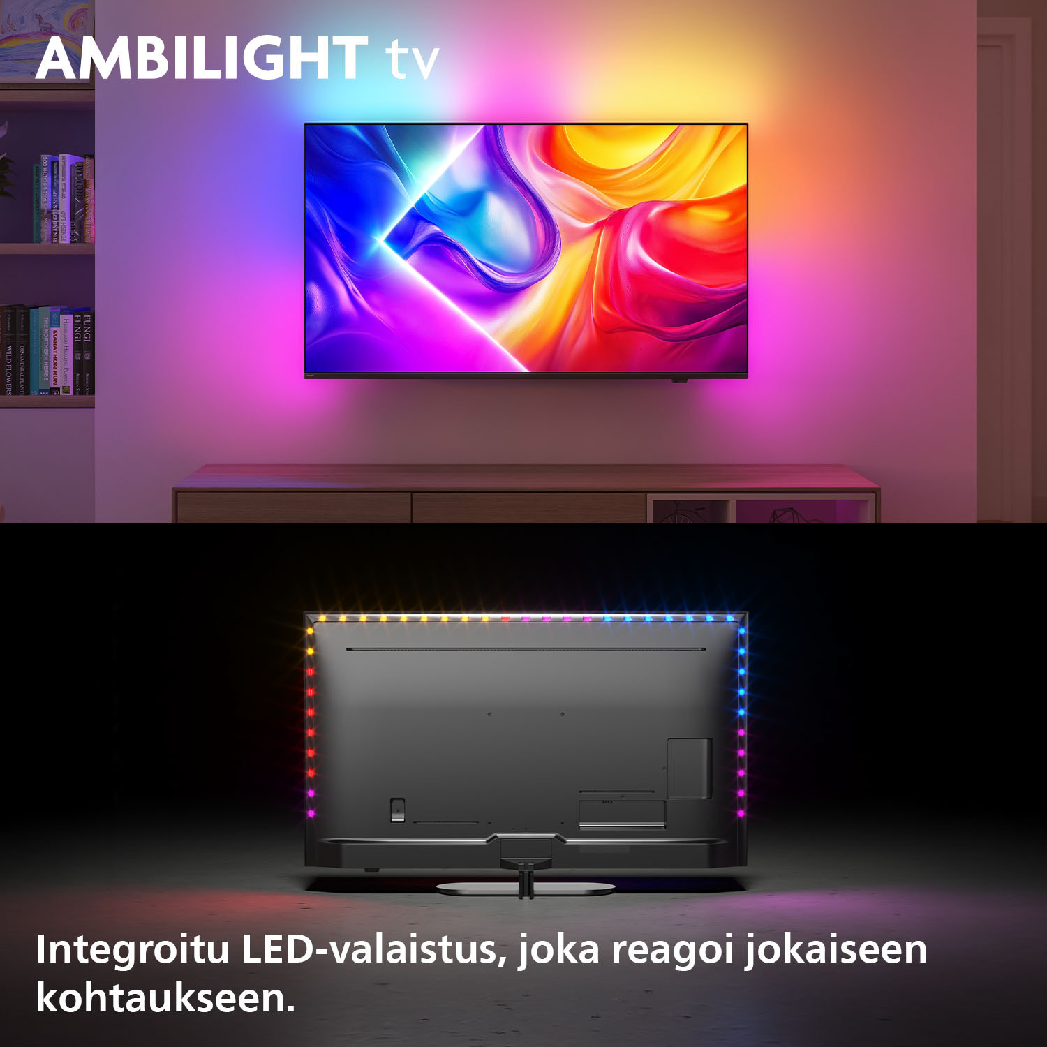Philips The One 50" PUS9000 – 4K QLED Ambilight TV – Verkkokauppa.com