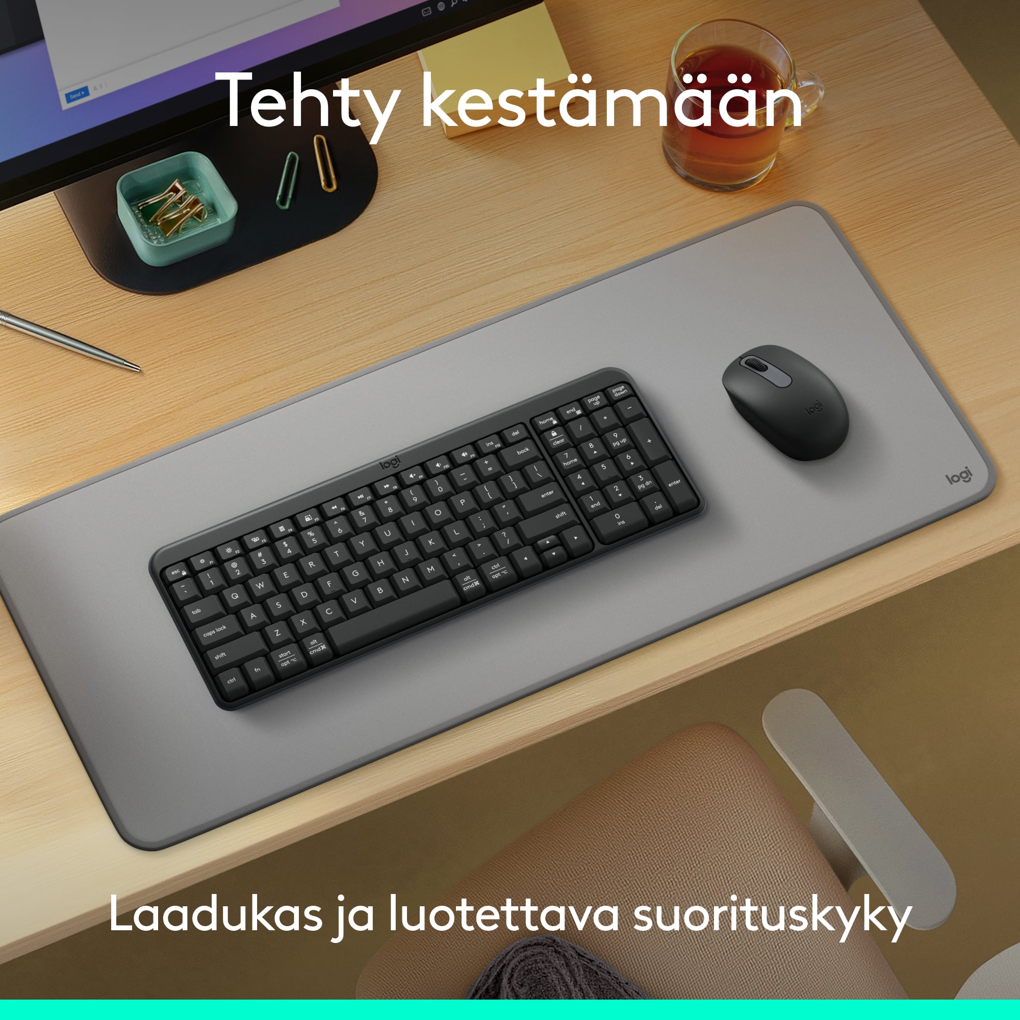Kokemukset ja arvostelut: Logitech MK250 näppäimistö ja hiiri ...