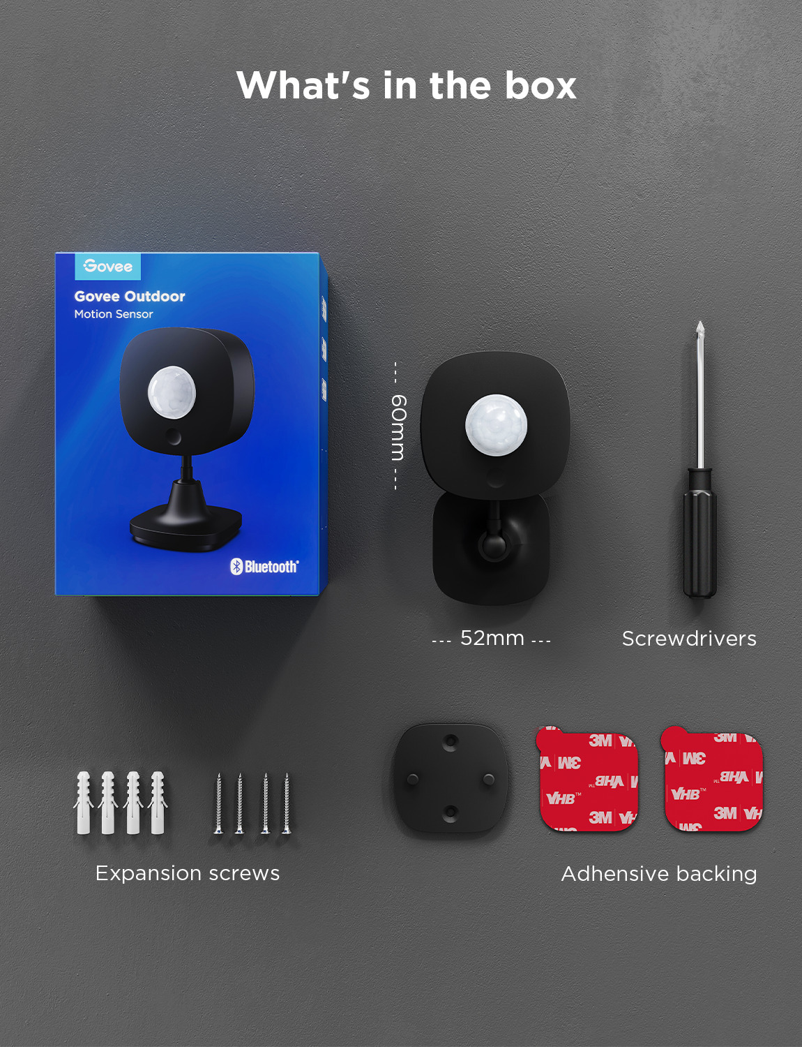Govee Outdoor Motion Sensor liiketunnistin – Verkkokauppa.com