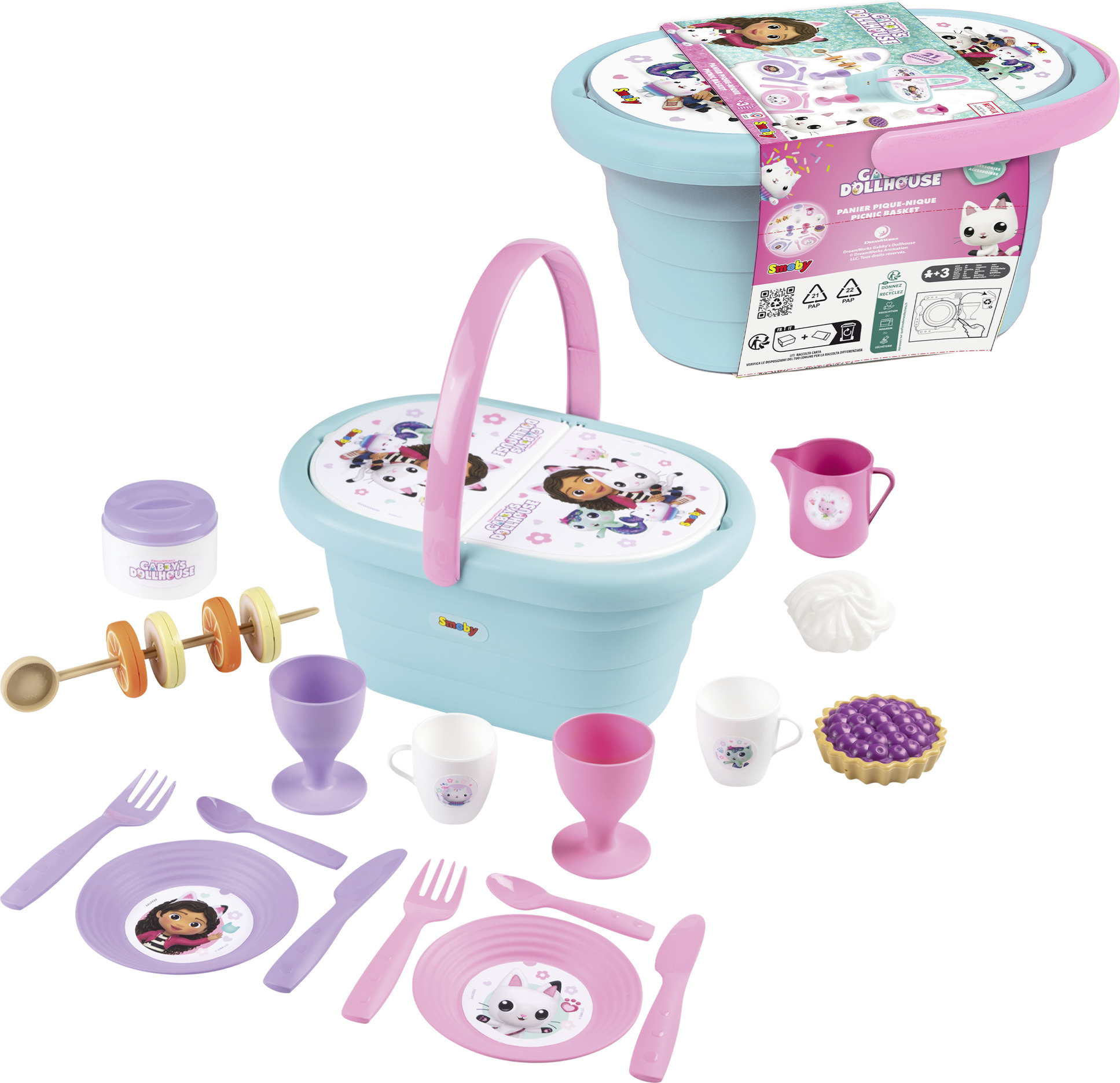 Smoby Gabbyn Nukketalo, eväskori - leikkisetti – Verkkokauppa.com