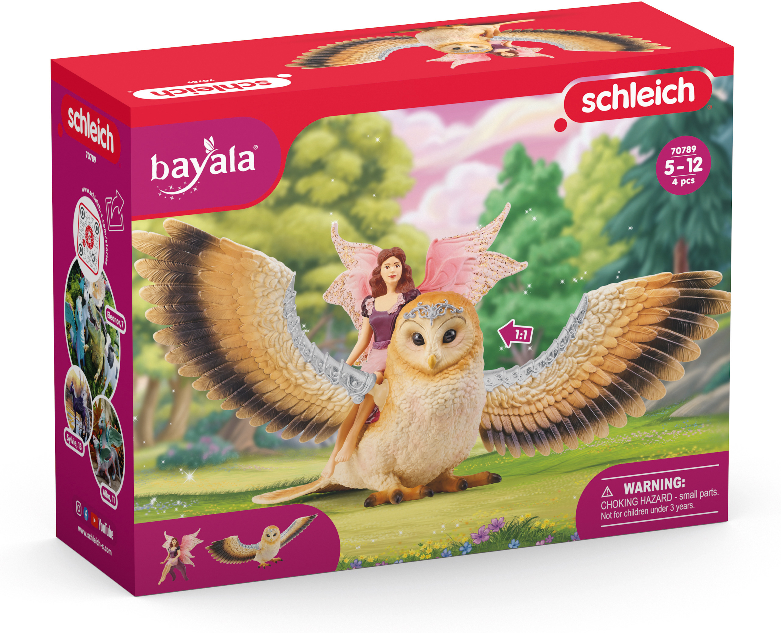 Schleich Bayala 70789 Fairy in Flight on Glam-Owl – Verkkokauppa.com