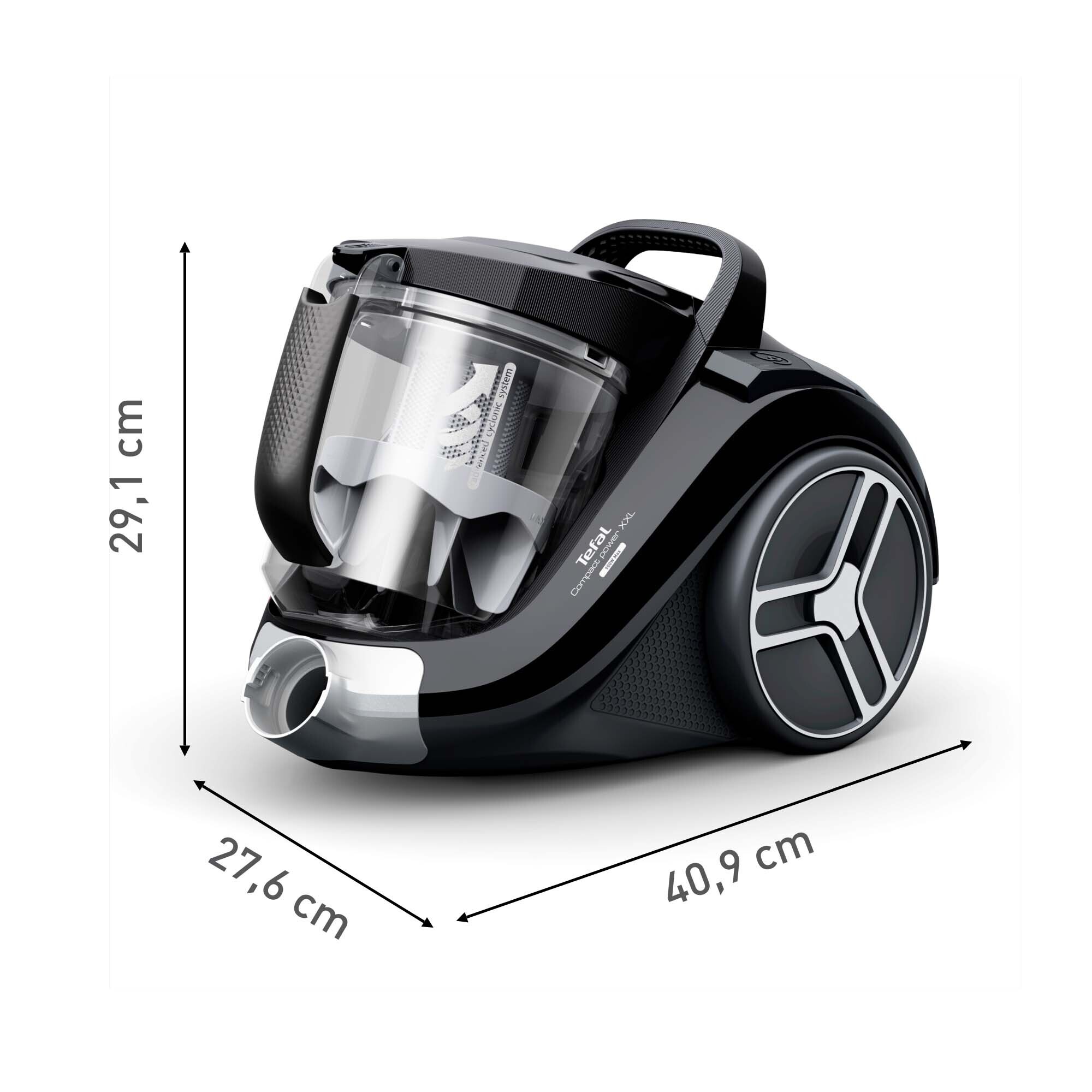 Tefal Compact Power XXL Cyclonic Animal Car pölynimuri, pölypussiton ...