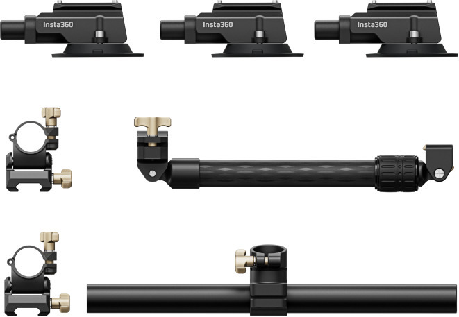 Insta360 Triple Suction Cup Car Mount -kolmoisimukuppiteline autoon ...