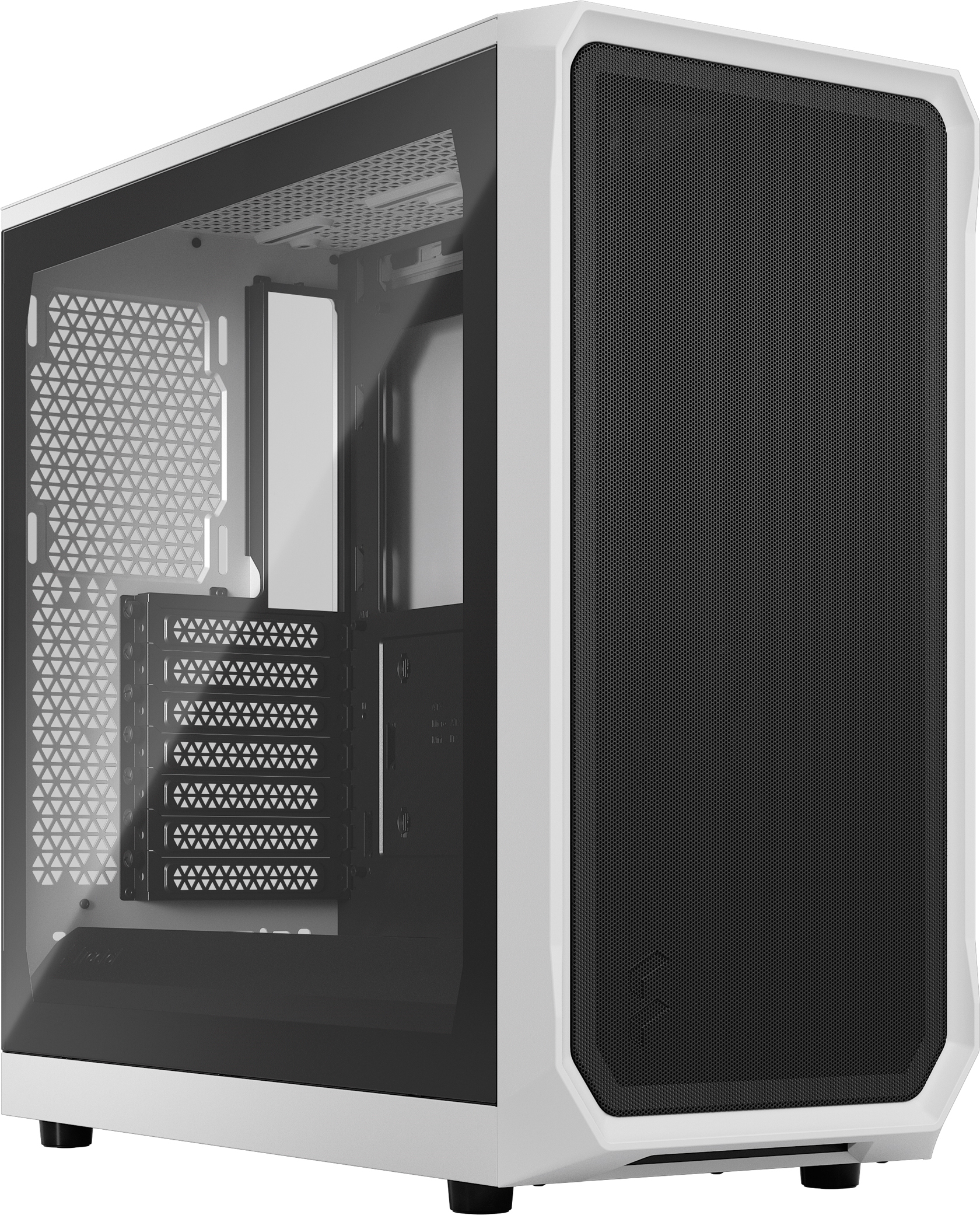 Fractal Design Focus 2 White TG Clear Tint ATX-kotelo ikkunalla, valkoinen – Verkkokauppa.com