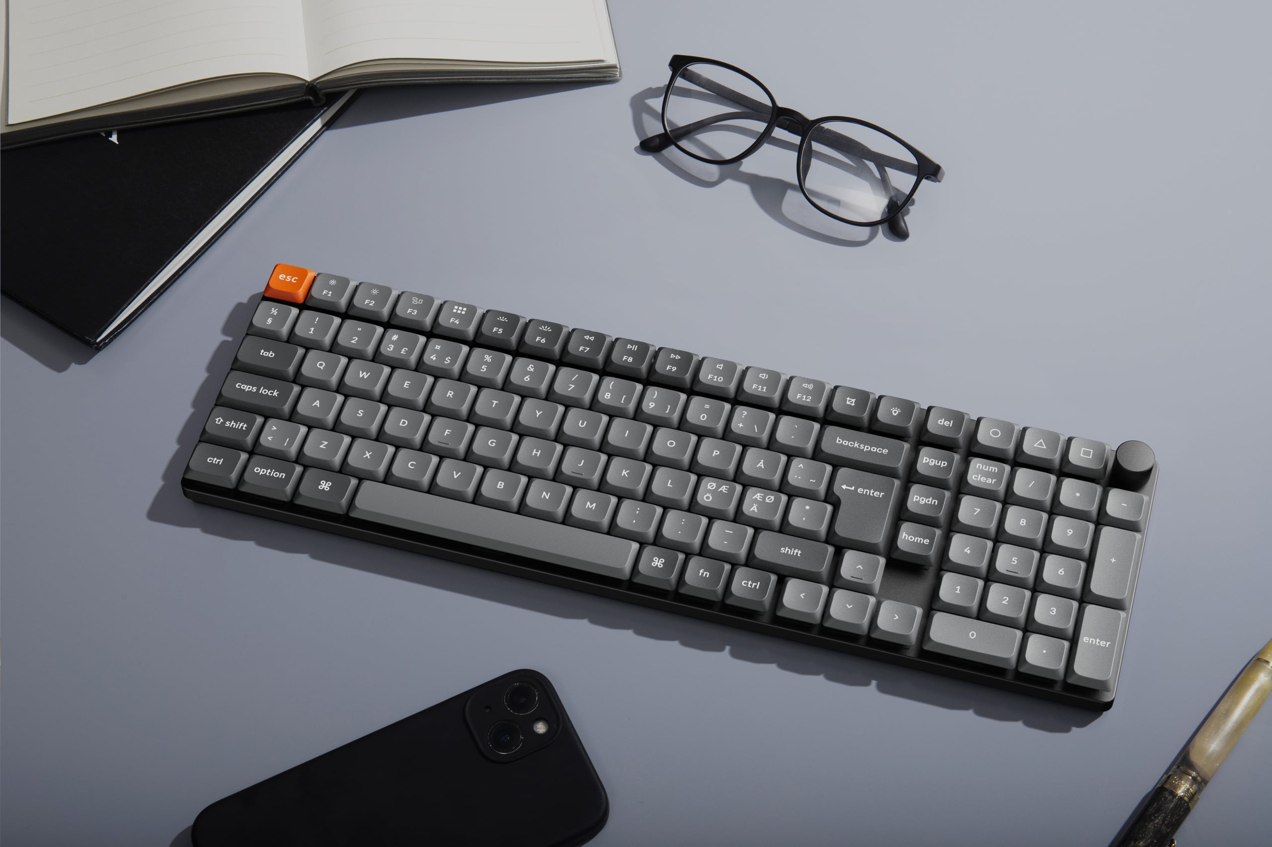 Kokemukset ja arvostelut: Keychron K17 MAX QMK/VIA Hot Swap Low Profile ...