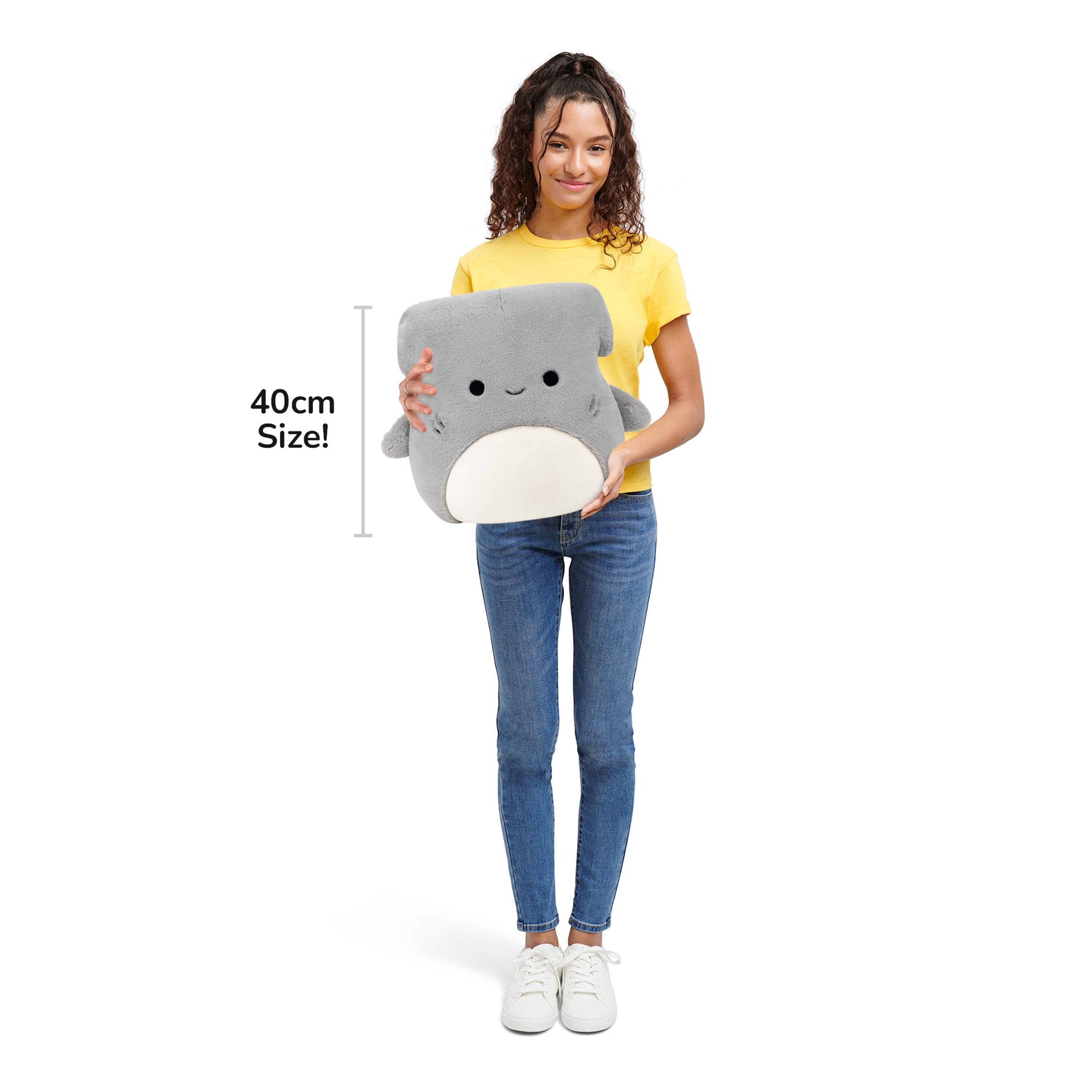 Squishmallows Fuzz A Mallows Tank Hammerhead Shark, pehmolelu, 40 cm ...