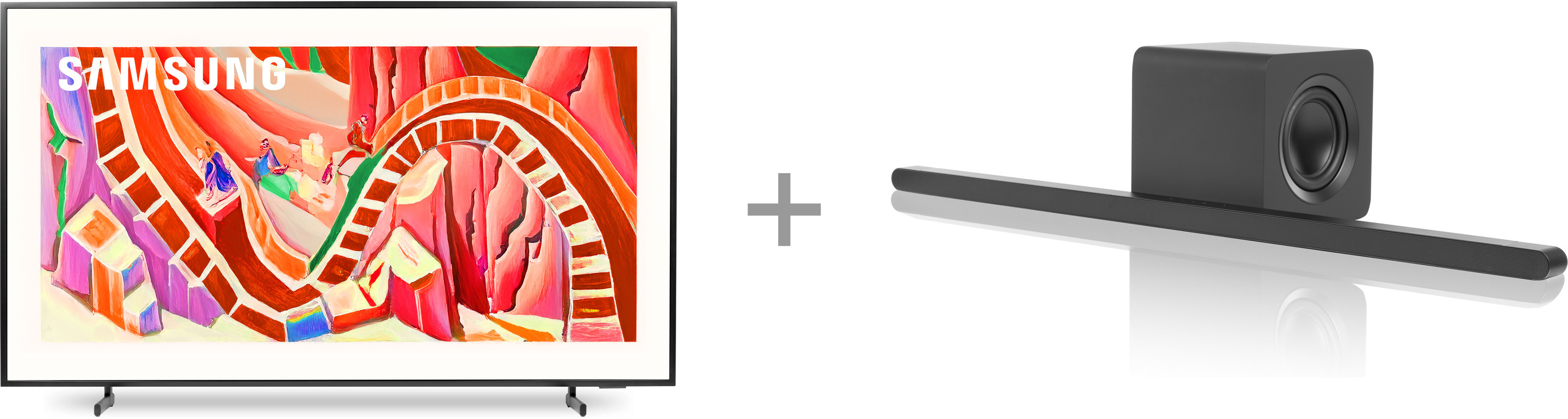 Samsung 75" LS03FW The Frame Pro – 4K Neo QLED TV + HW-S800D 3.1.2 ...