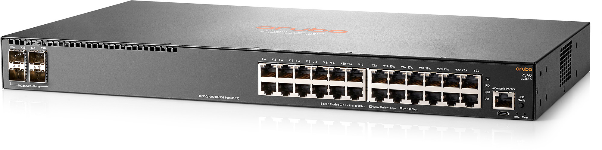 HPE Aruba 2540 24G 4SFP+ Switch - 24-porttinen kytkin – Verkkokauppa.com