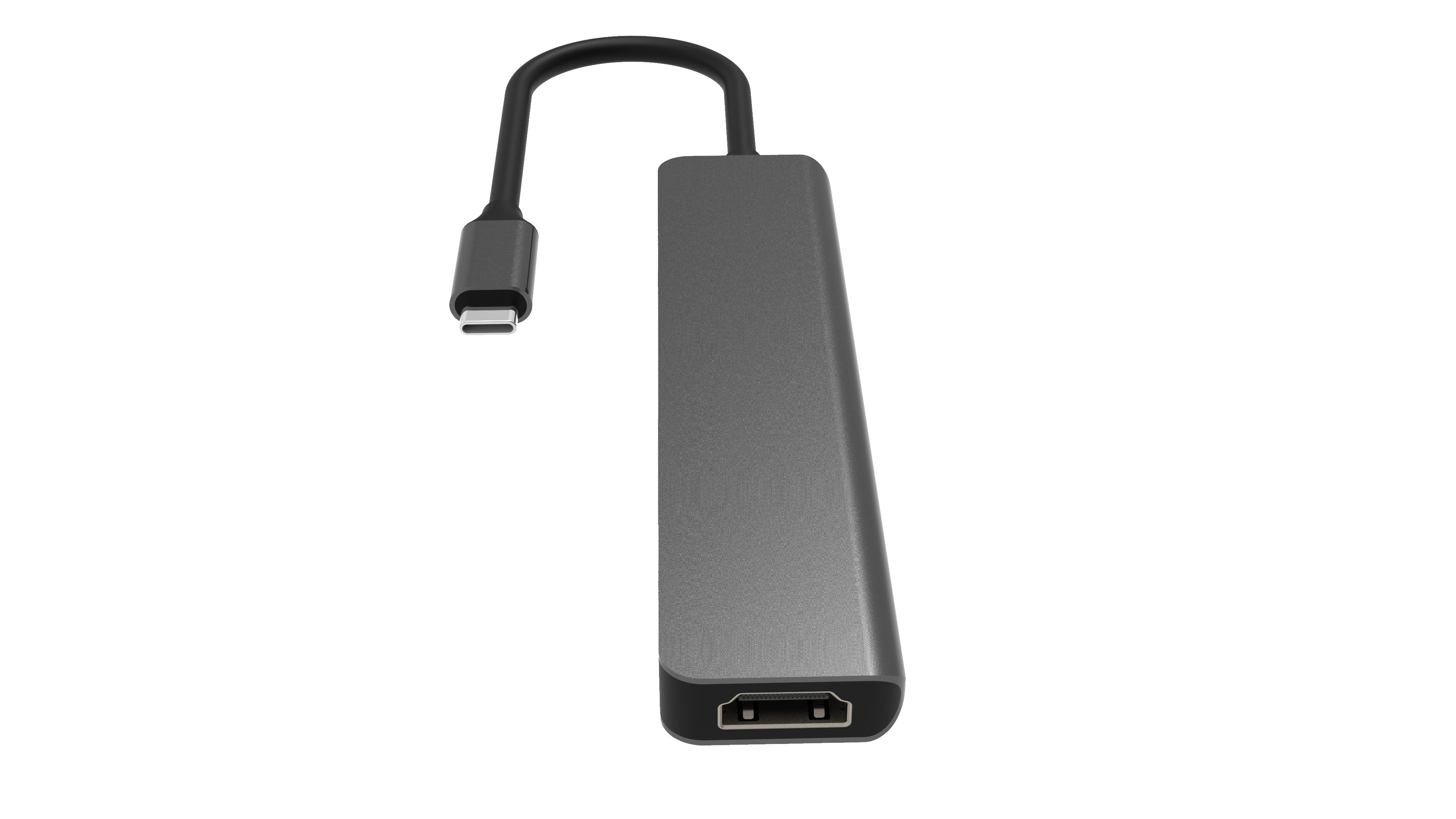 Fuj:tech Slim USB-C Hubi 100 W PD-latauksella, 5 porttia – Verkkokauppa.com