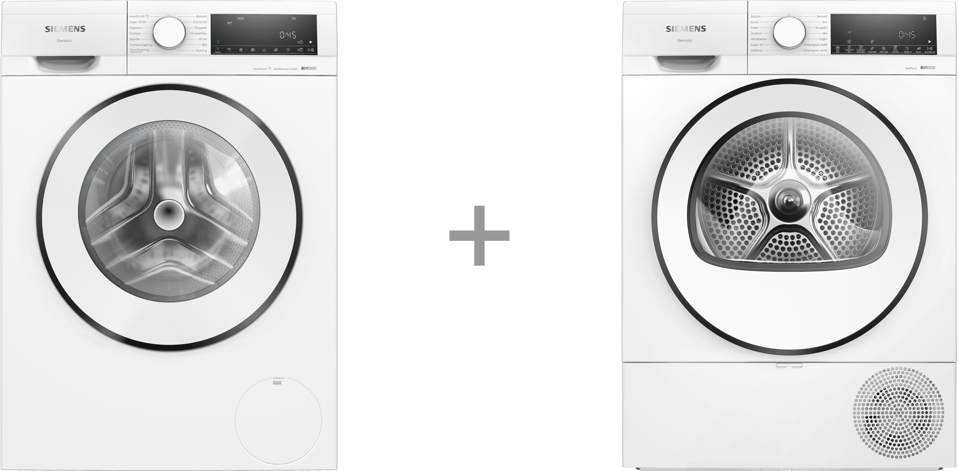 Siemens WG44G2ZIDN iQ500 pyykinpesukone + WQ42G20IDN iQ500 ...