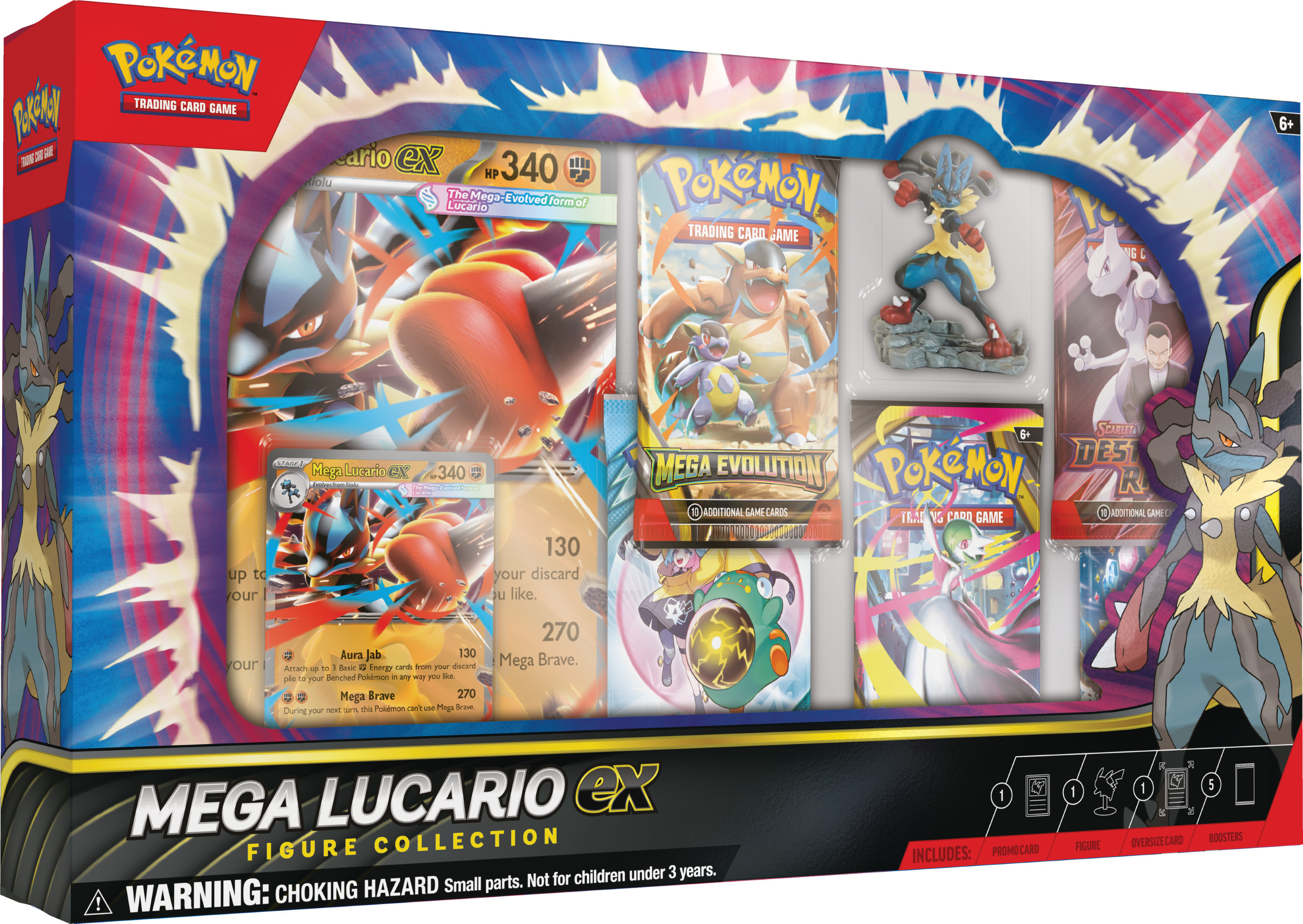 Pokémon Box Figure Mega Lucario ex -keräilykorttisetti – Verkkokauppa.com