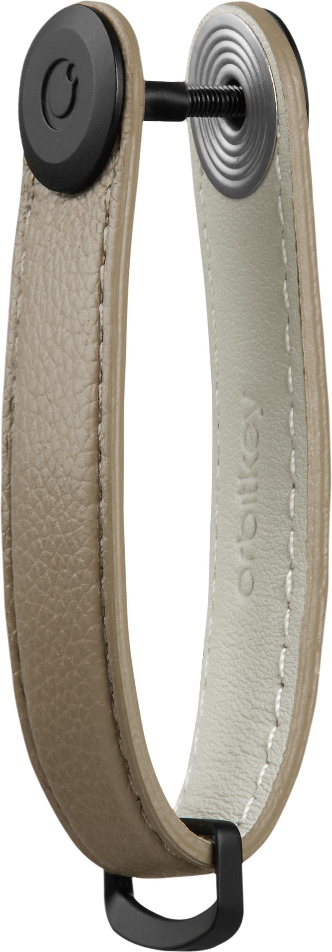 Orbitkey Pebbled Leather Key Organiser -avainlenkki, beige ...