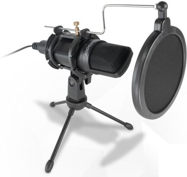 Steelplay USB Stream Mic -mikrofoni, PC – Verkkokauppa.com