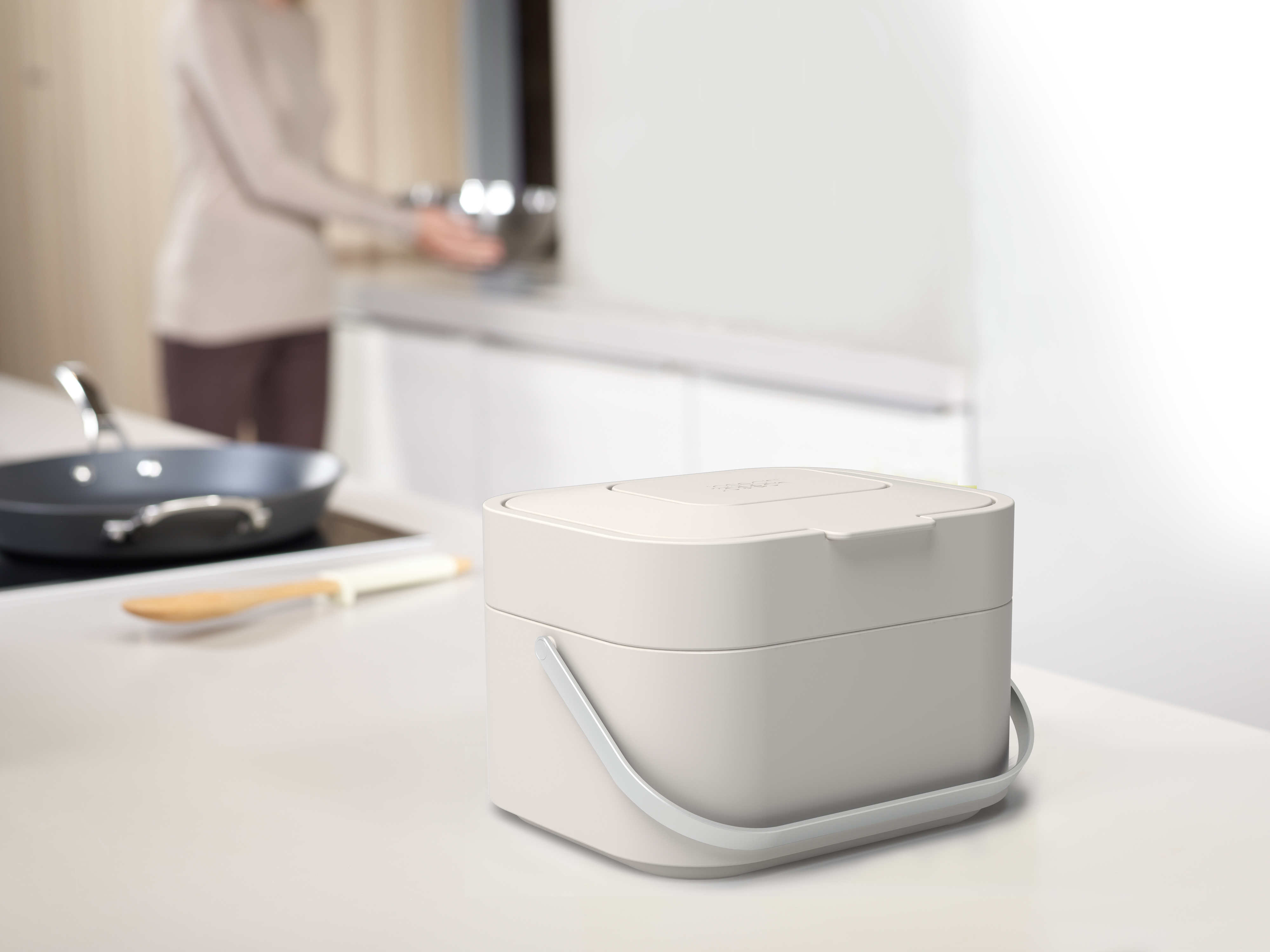 Joseph Joseph Stack -biojäteastia, 4 L, kalkki – Verkkokauppa.com