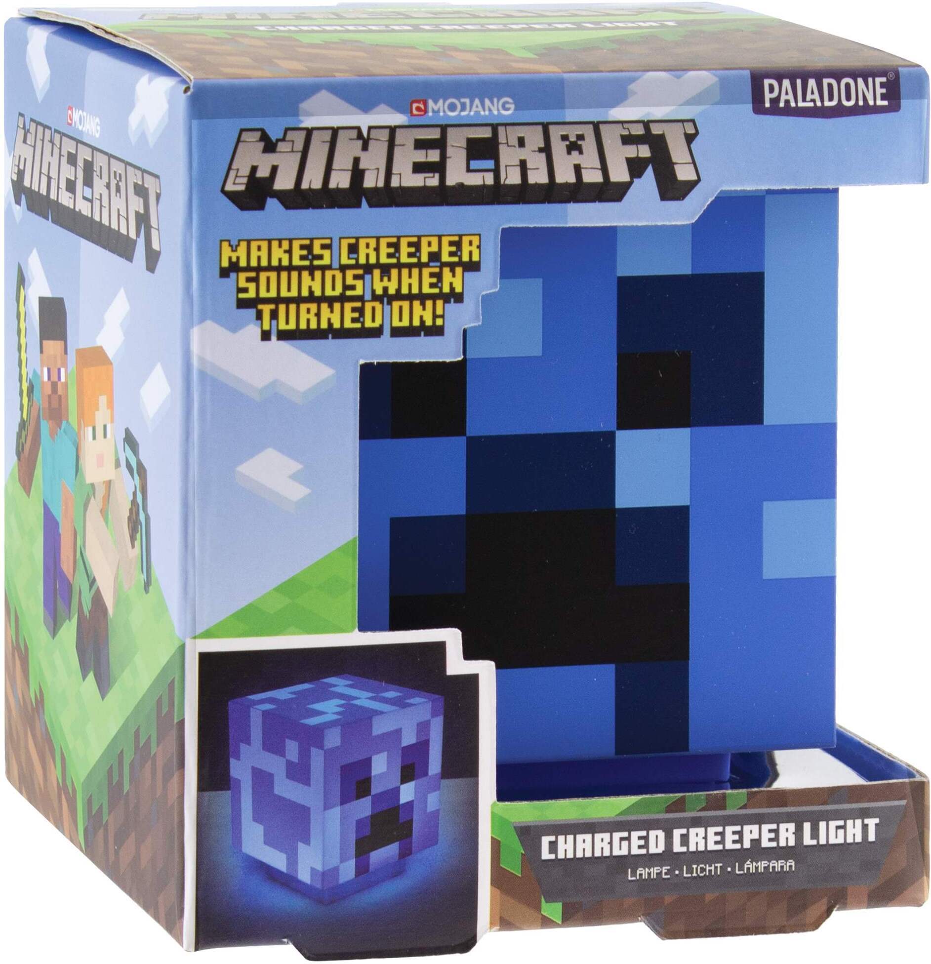 Paladone Minecraft Charger Creeper -valo äänellä – Verkkokauppa.com