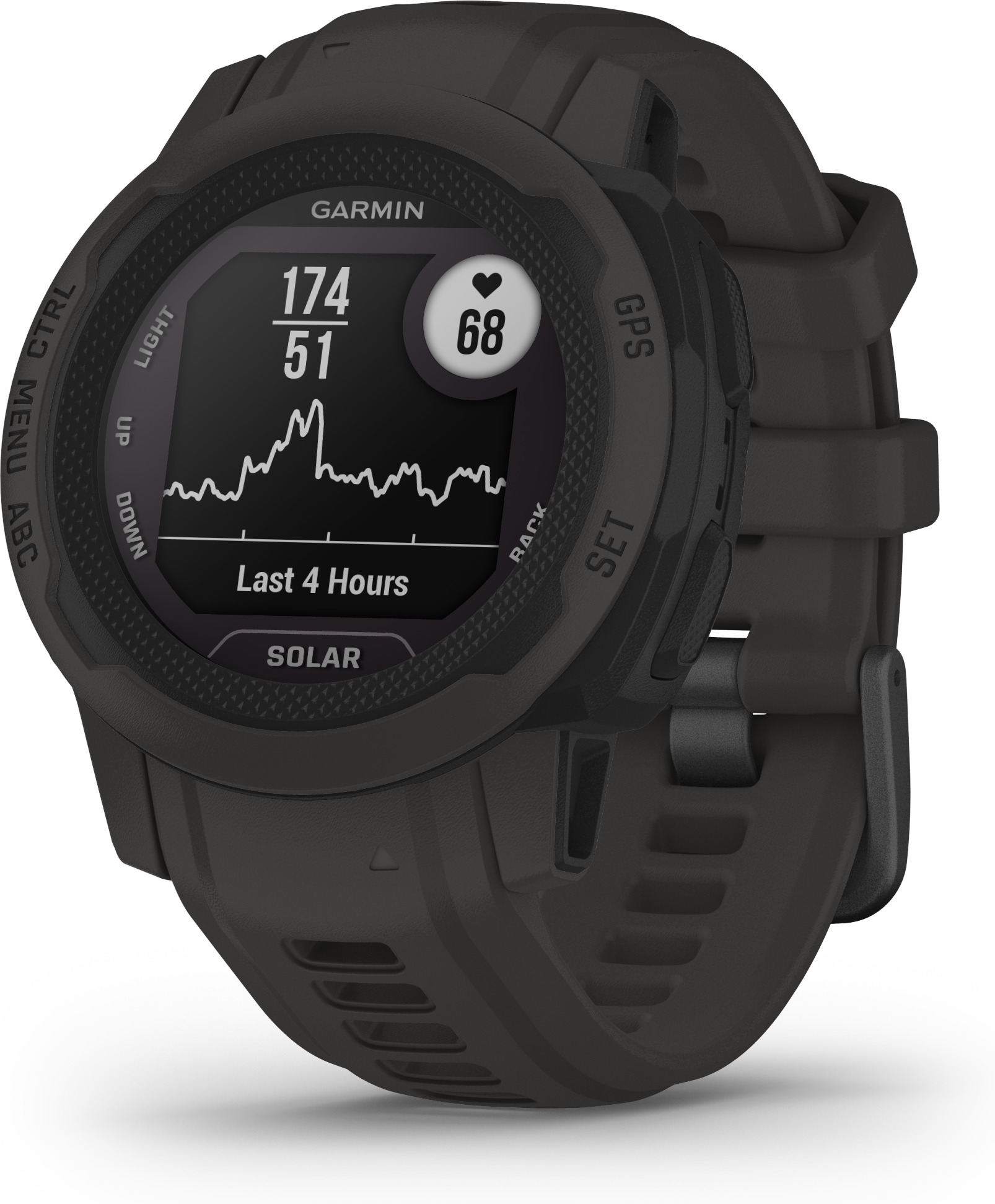 Garmin Instinct 2S Solar -GPS-älykello, Graphite – Verkkokauppa.com