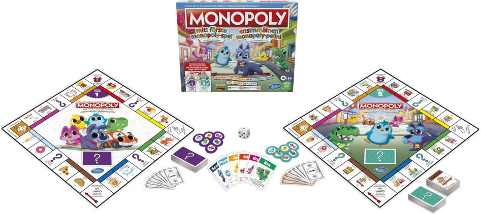 Monopoly My First Monopoly Game -lautapeli, FIN – Verkkokauppa.com