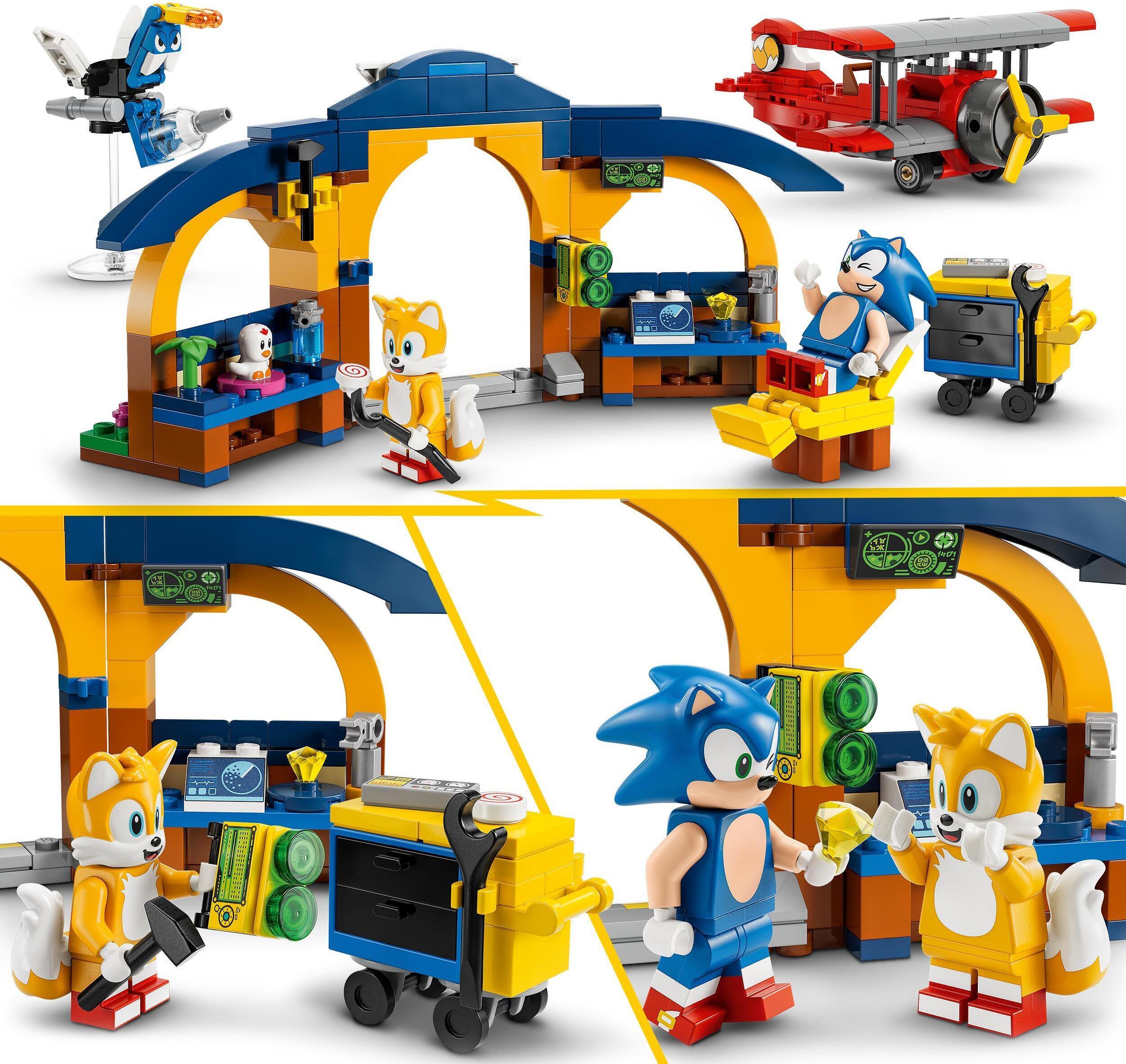 LEGO Sonic the Hedgehog 76991 - Tailsin työpaja ja Tornado-lentokone ...