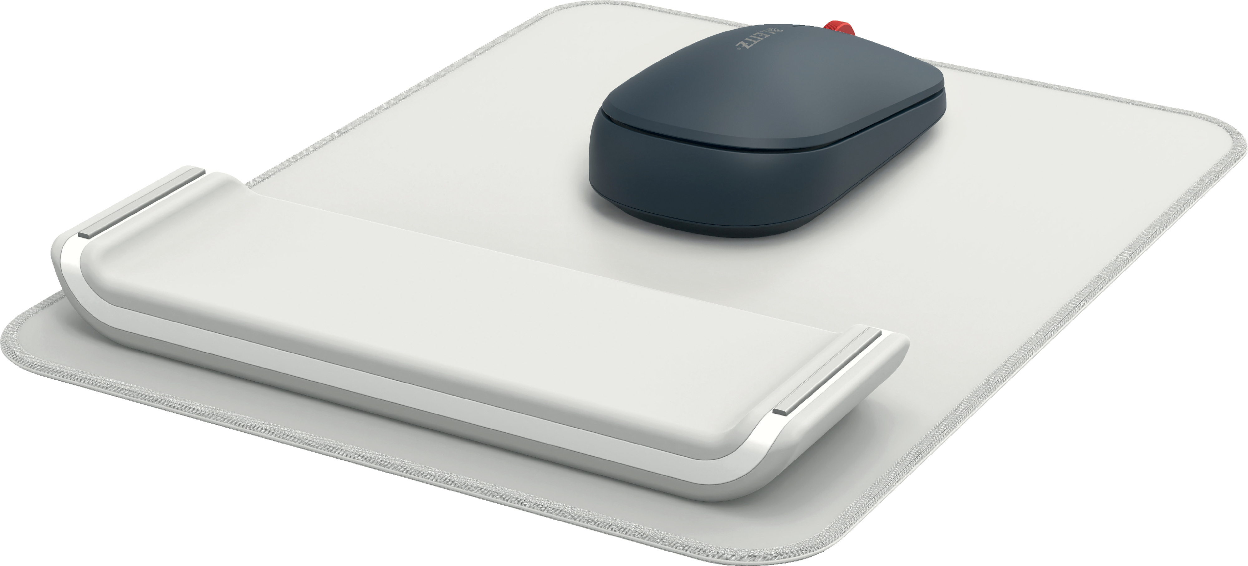 Leitz Ergo -hiirimatto säädettävällä rannetuella, valkoinen ...