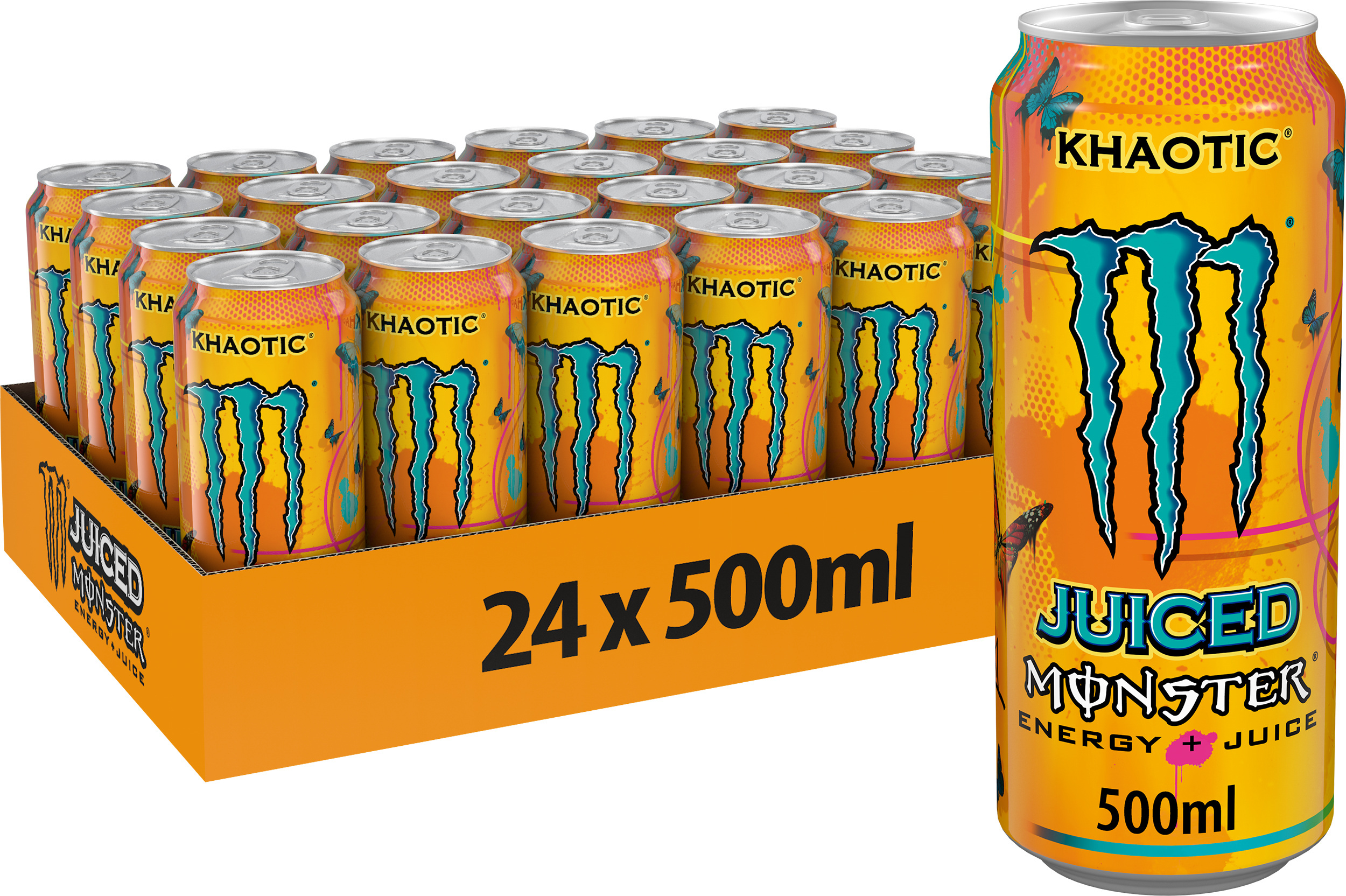 Monster Energy Juiced Khaotic energiajuoma, 500 ml, 24-pack ...