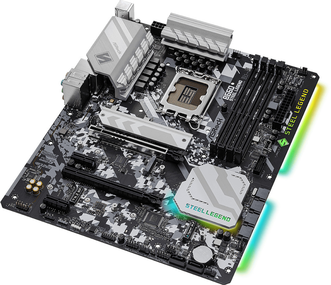 Asrock B660 STEEL LEGEND ATX -emolevy – Verkkokauppa.com